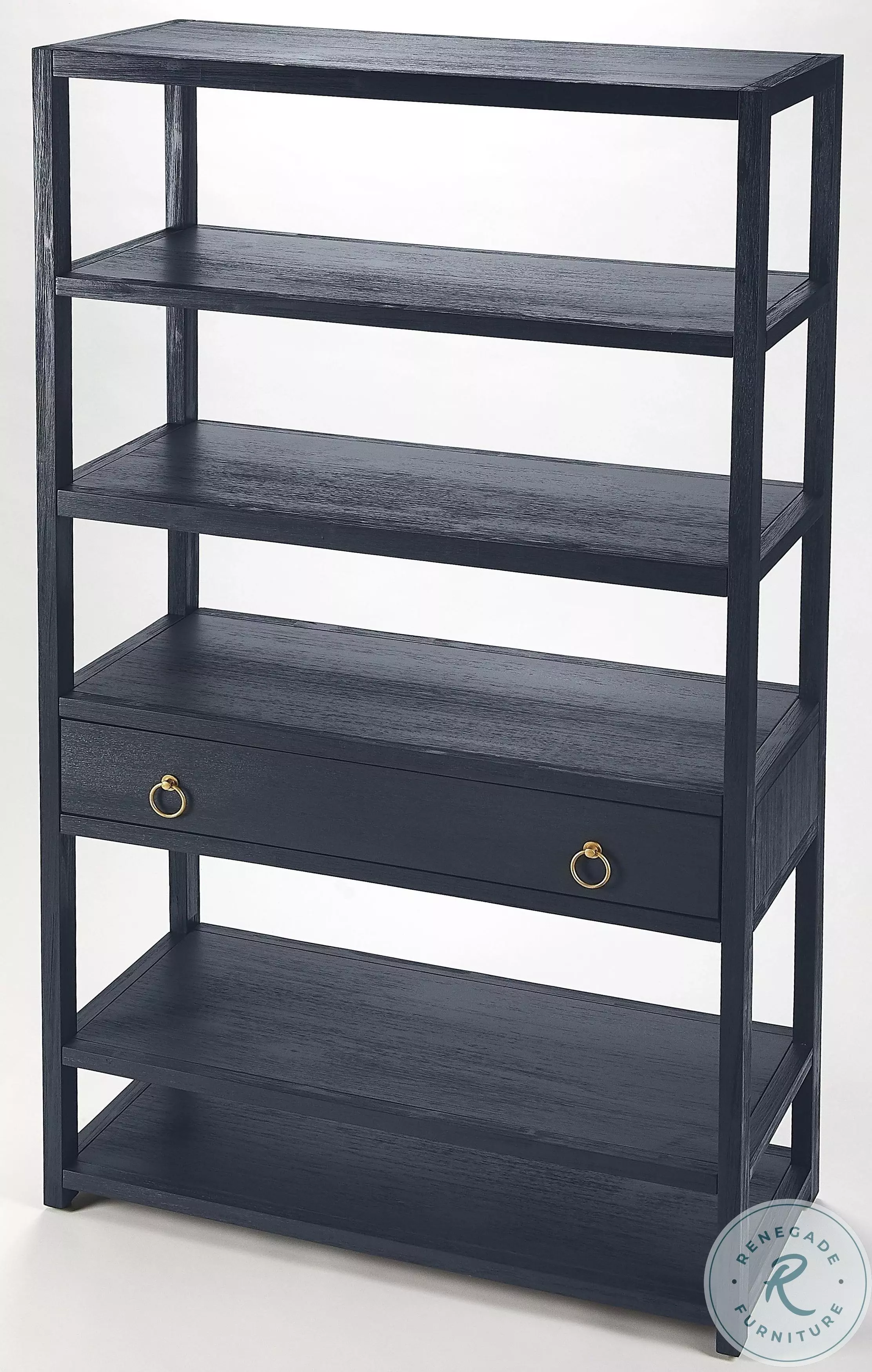 Lark Navy Blue Bookshelf from Butler | Coleman Furniture