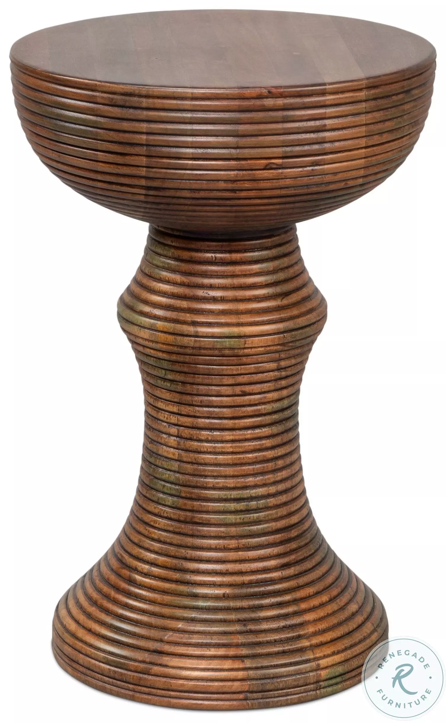 Kayan Brown End Table From Sarreid | Coleman Furniture