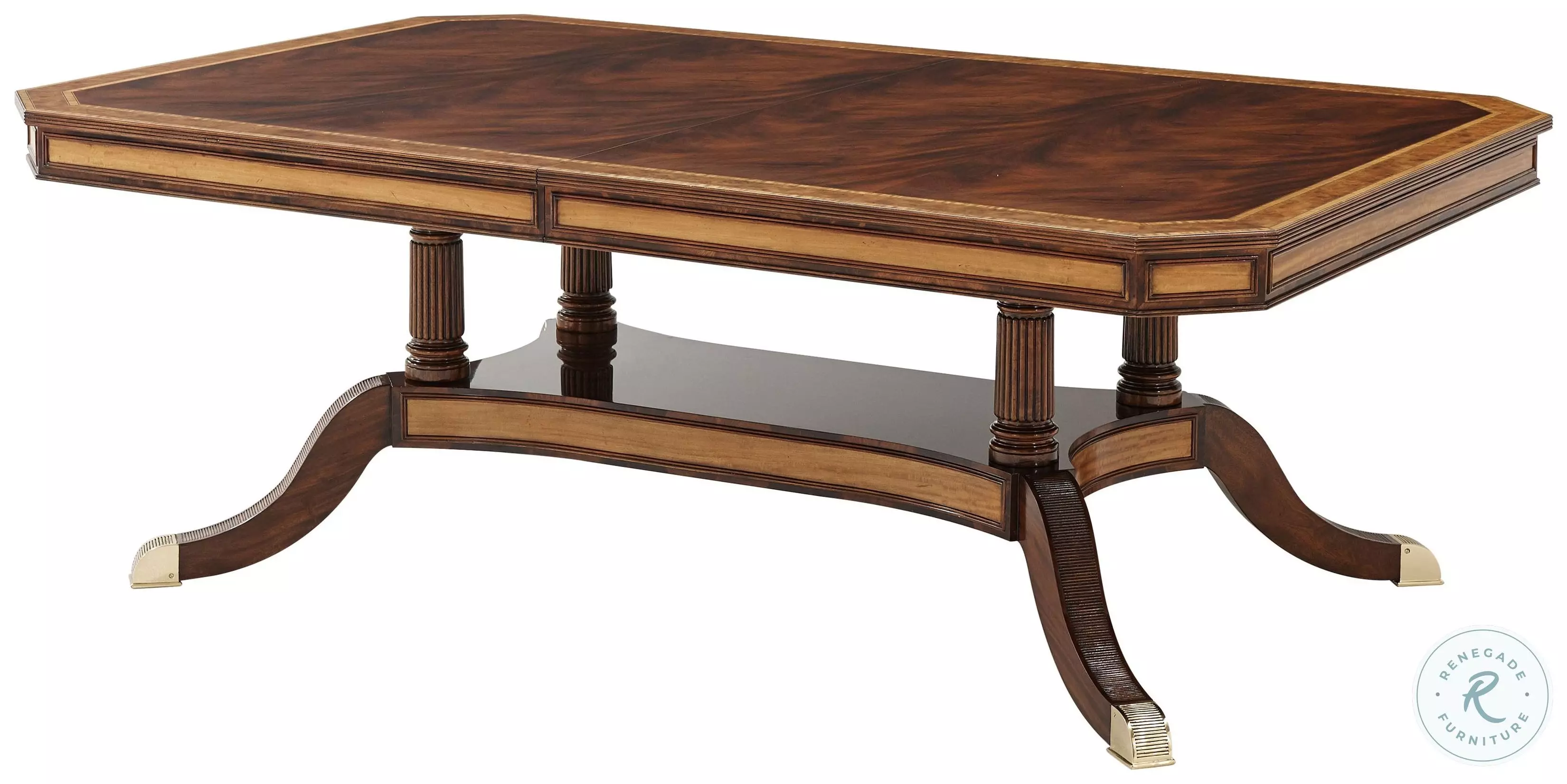 Gabrielle's Brown 84" Extendable Rectangular Dining Table From Theodore ...