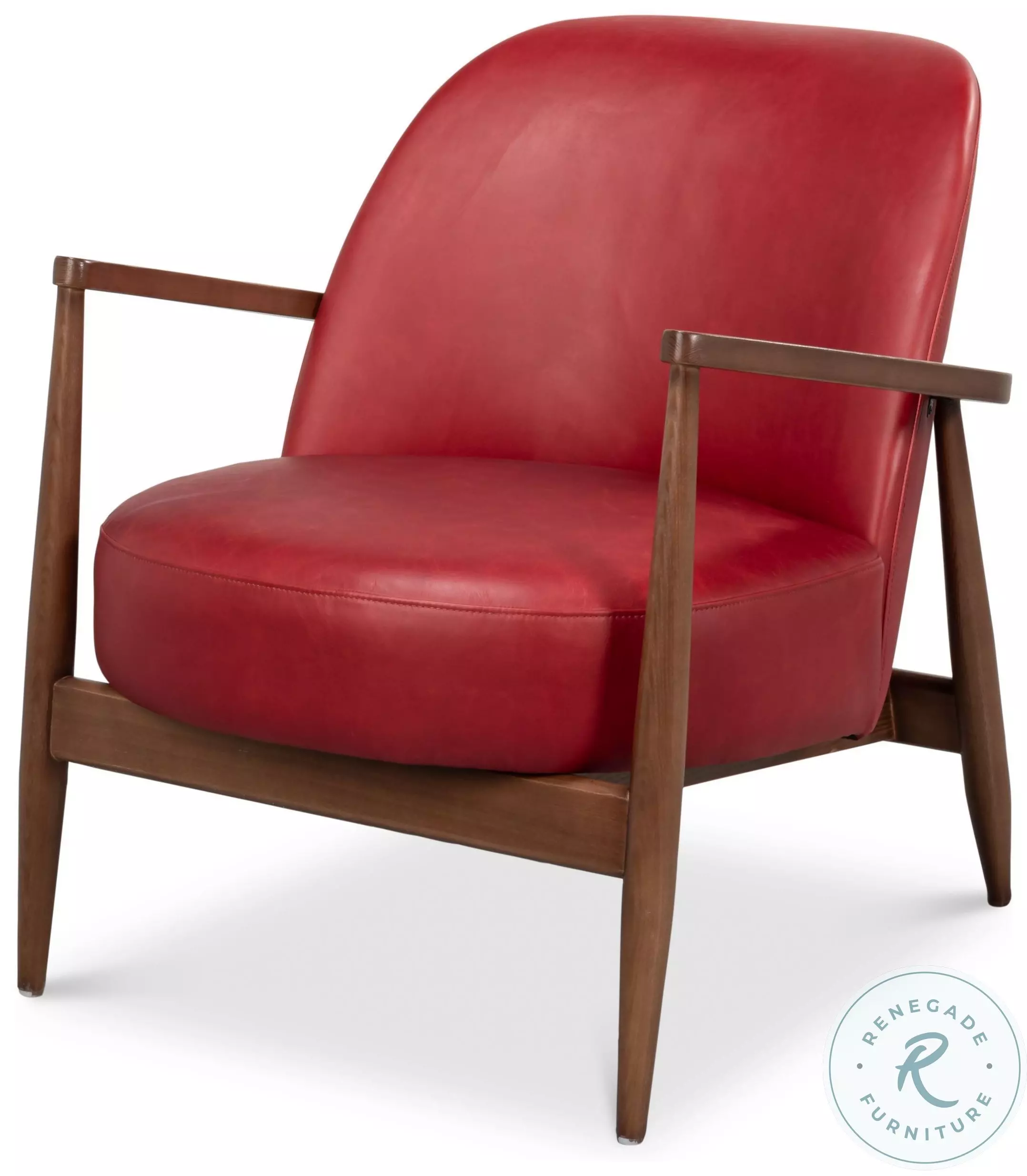 Pindar Red Arm Chair From Sarreid | Coleman Furniture
