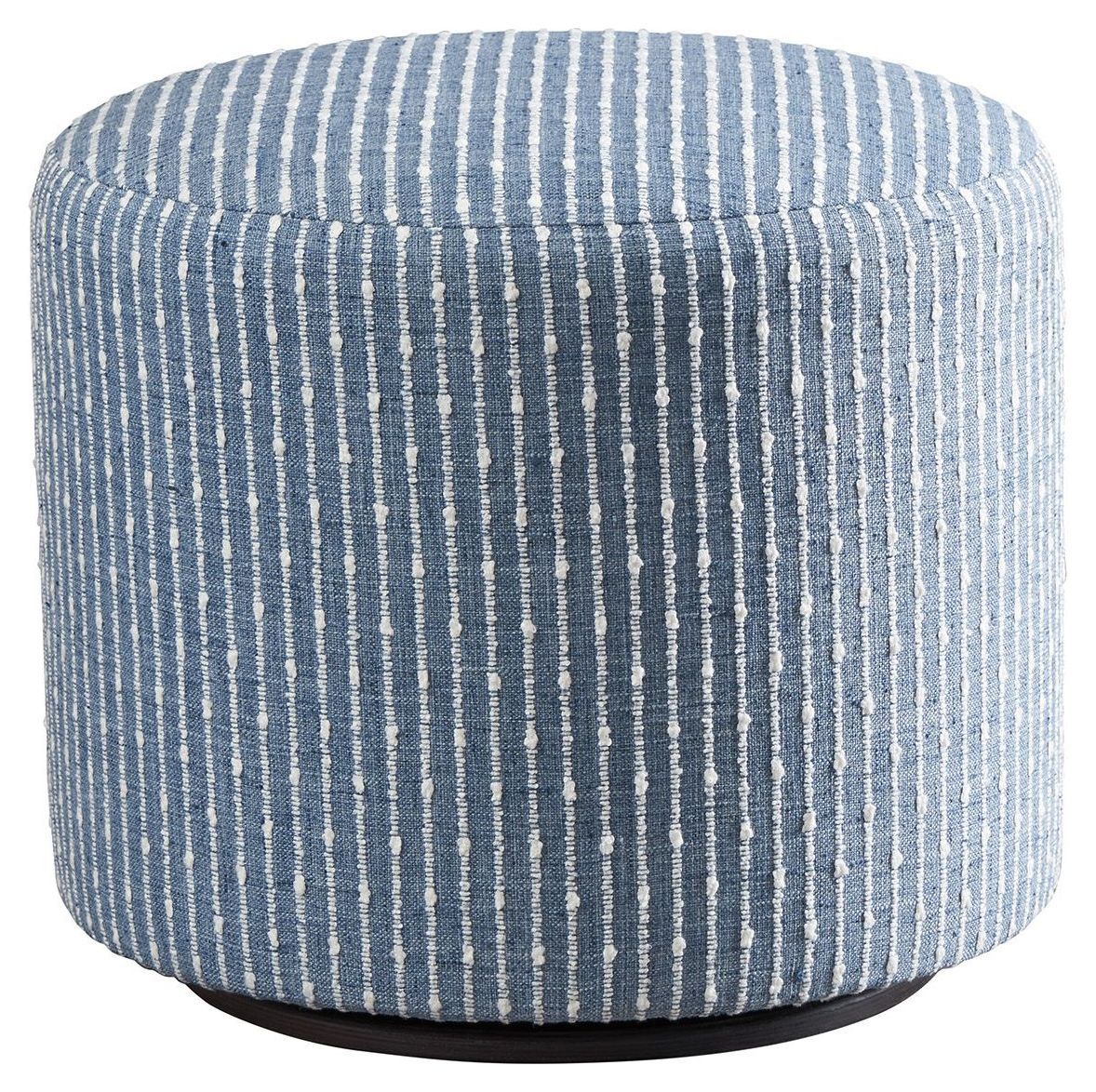 Three Arch Blue Upholstered Ottoman from Barclay Butera | Coleman Furniture