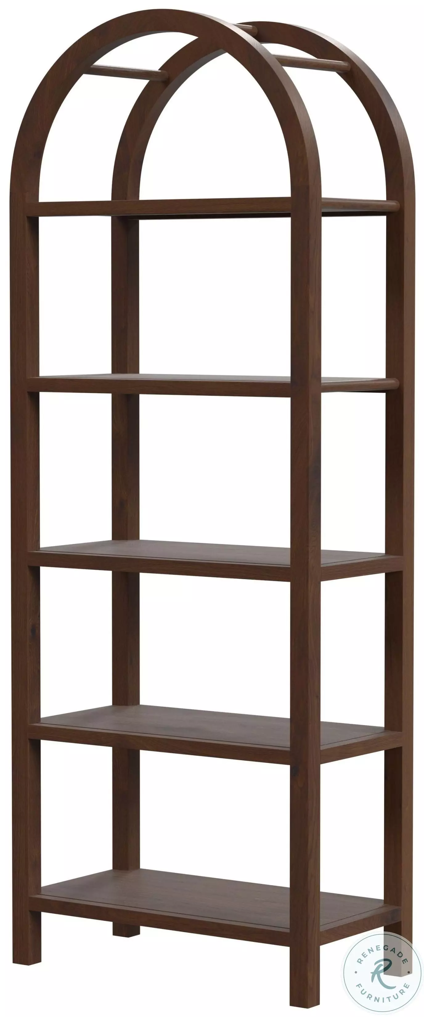 Hanover Walnut Brown Etagere Bookcase From Butler | Coleman Furniture