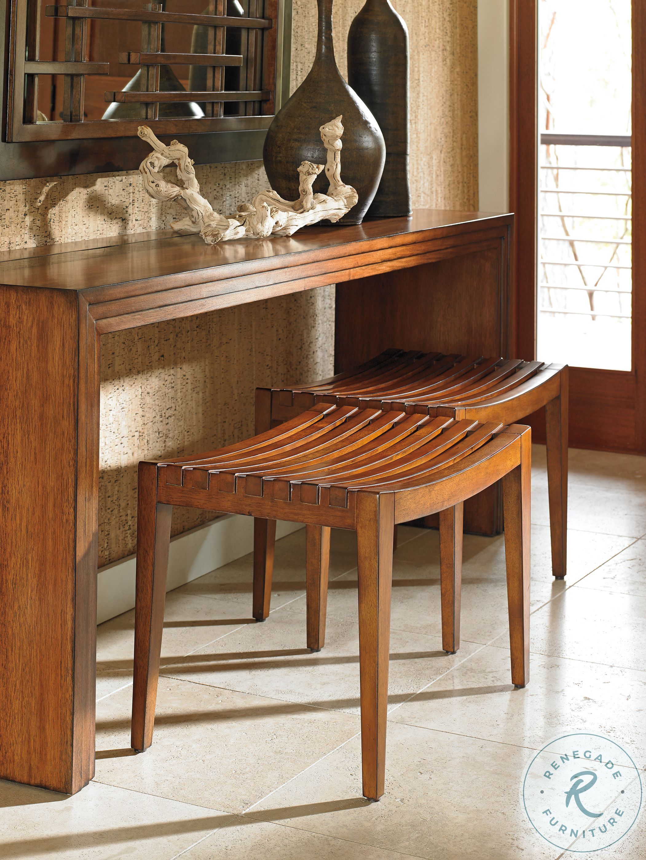 Island Fusion Midori Bench from Tommy Bahama (01-0556-536) | Coleman ...