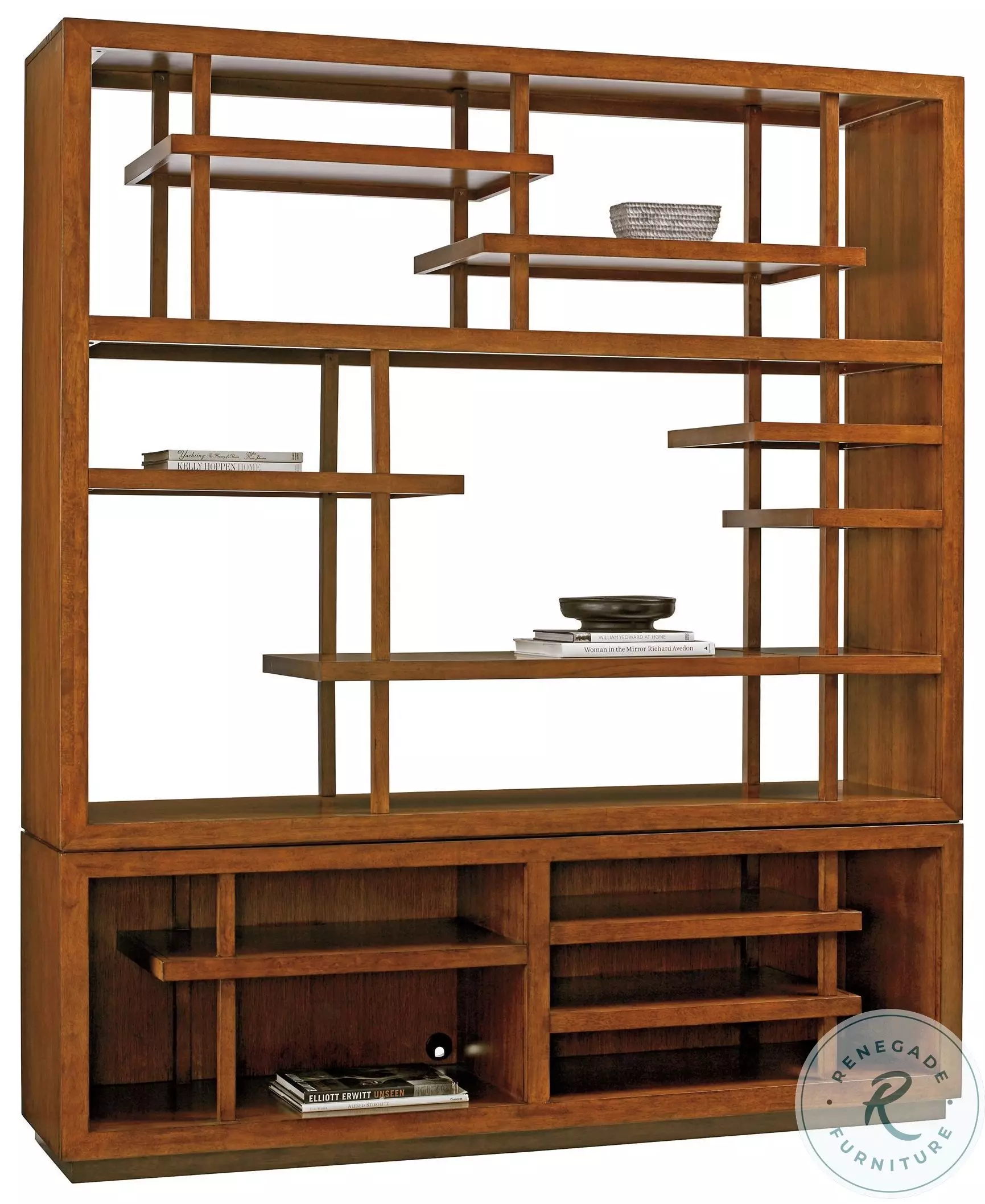 Island Fusion Taipei Media Bookcase from Tommy Bahama (01-0556-909c ...