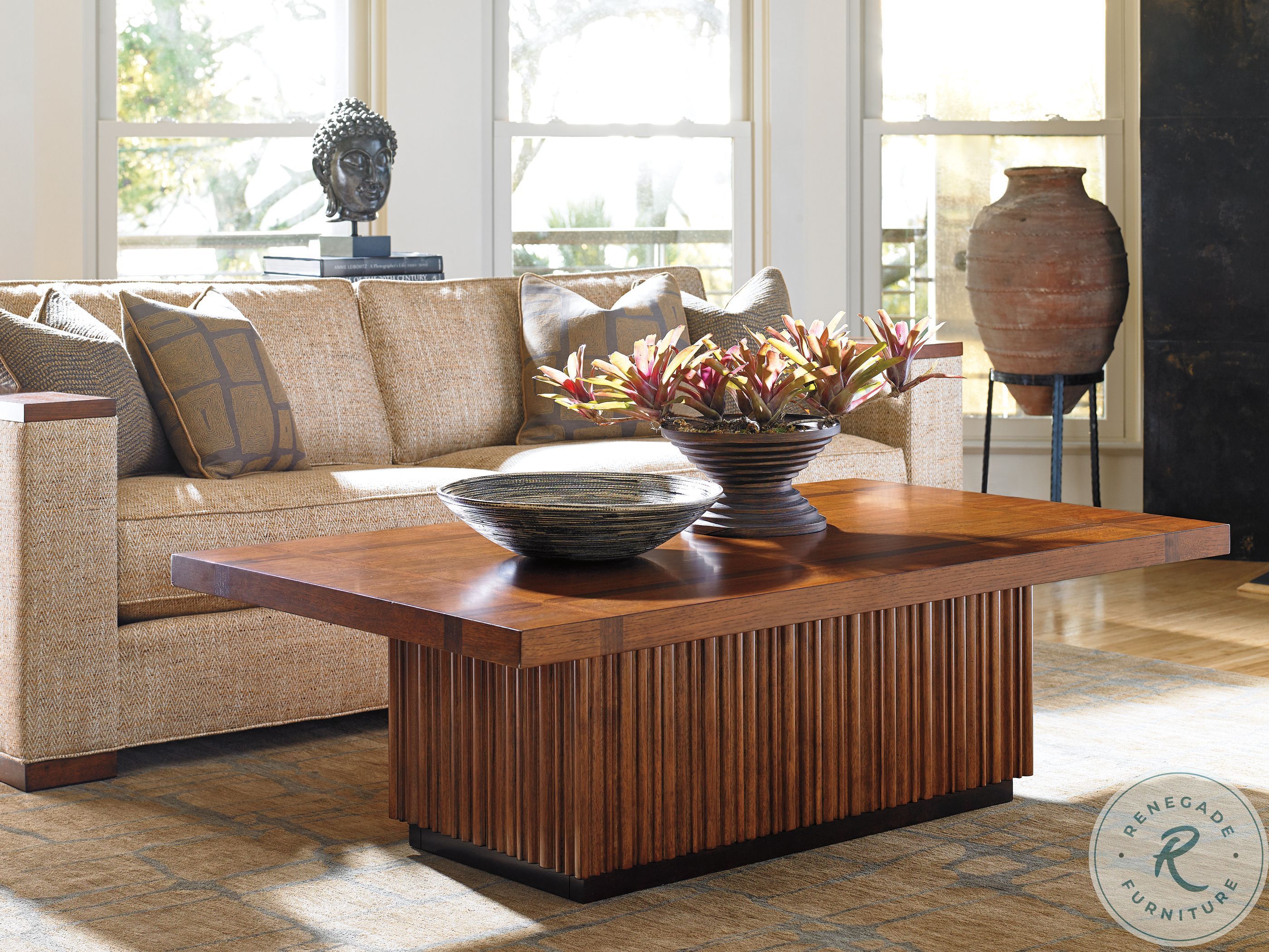 Island Fusion Castaway Rectangular Cocktail Table from Tommy Bahama (01-0556-945) | Coleman ...