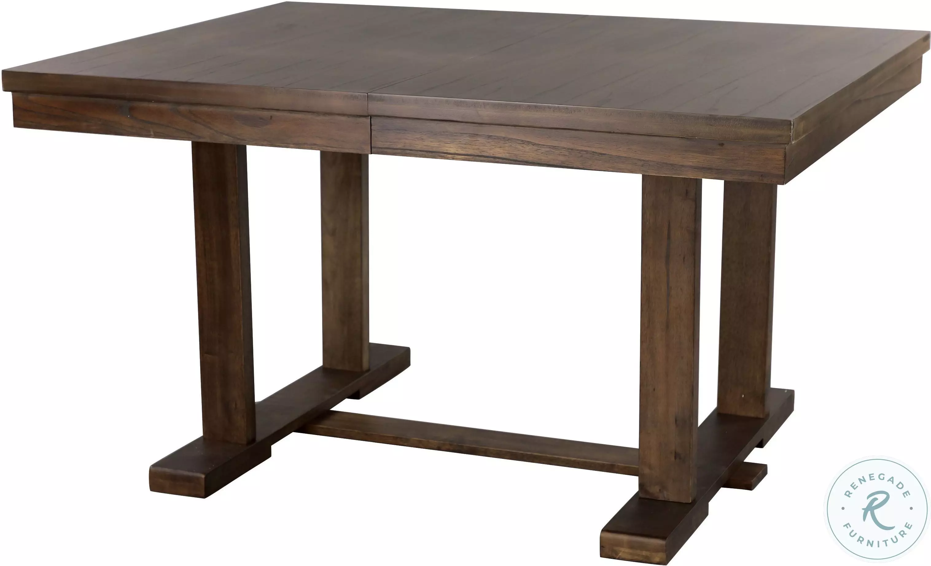 Wieland Light Rustic Brown Extendable Dining Table from Homelegance ...