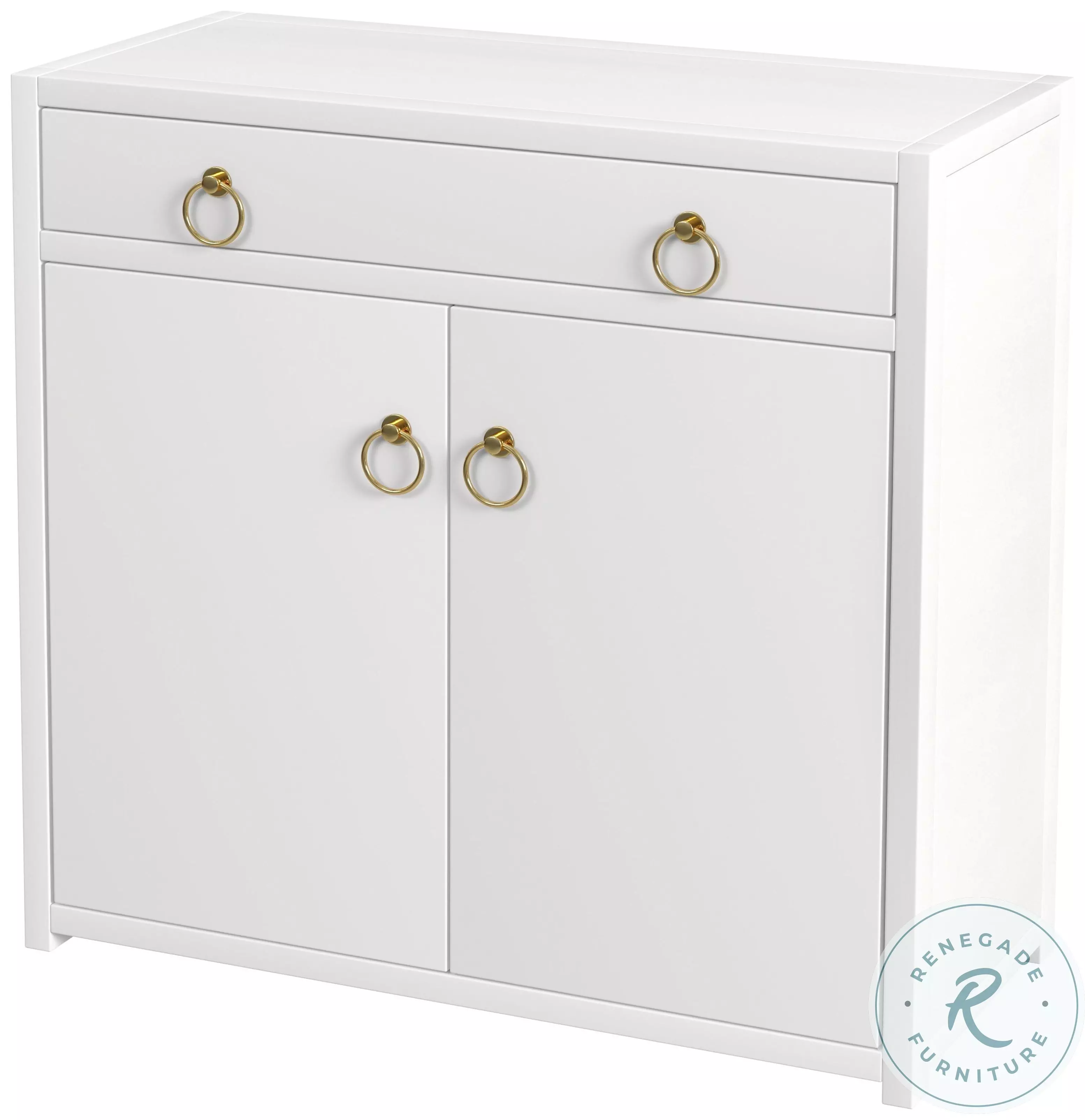 Lark White Accent Cabinet From Butler | Coleman Furniture