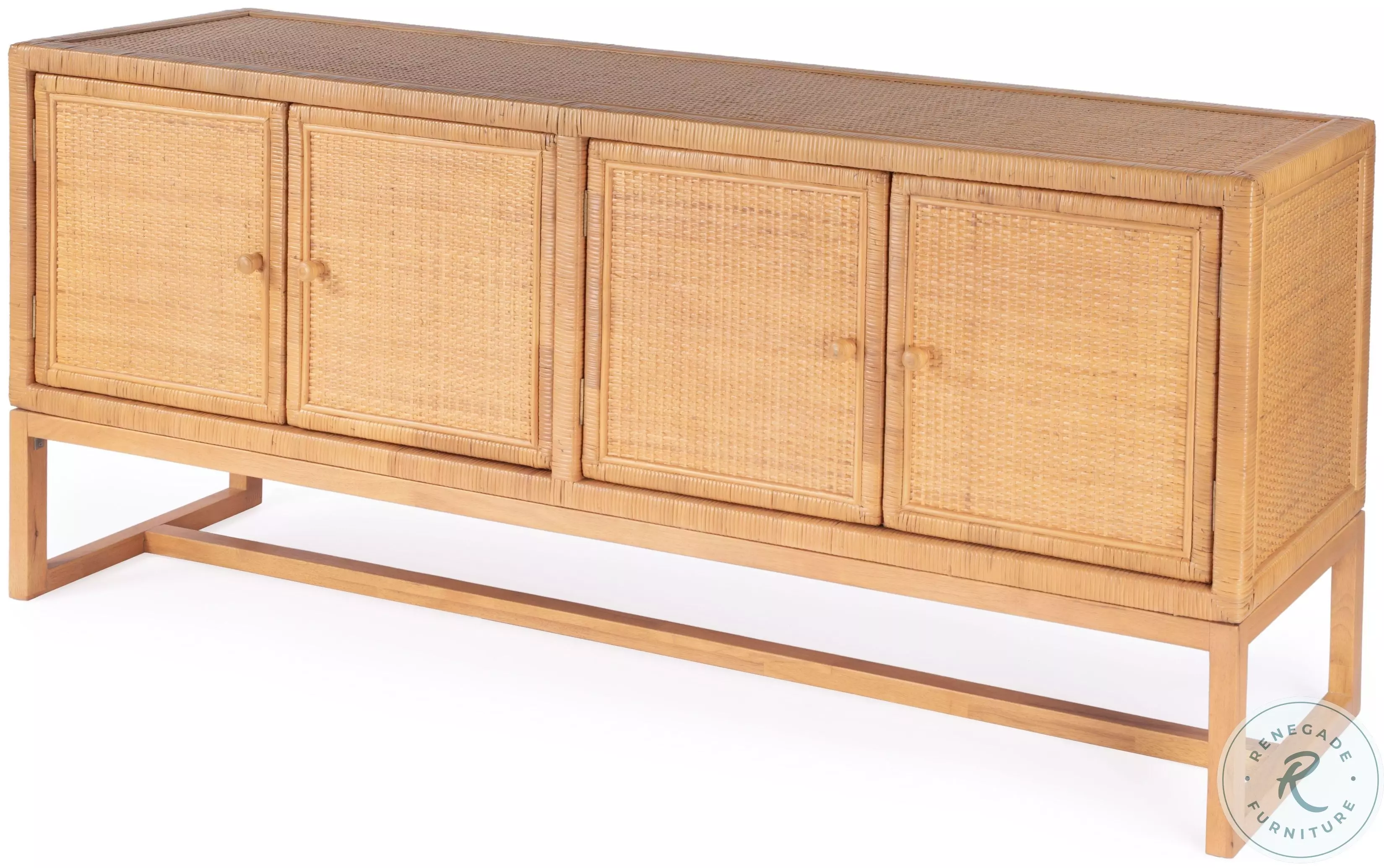 Captiva neutral Rattan Sideboard From Butler | Coleman Furniture