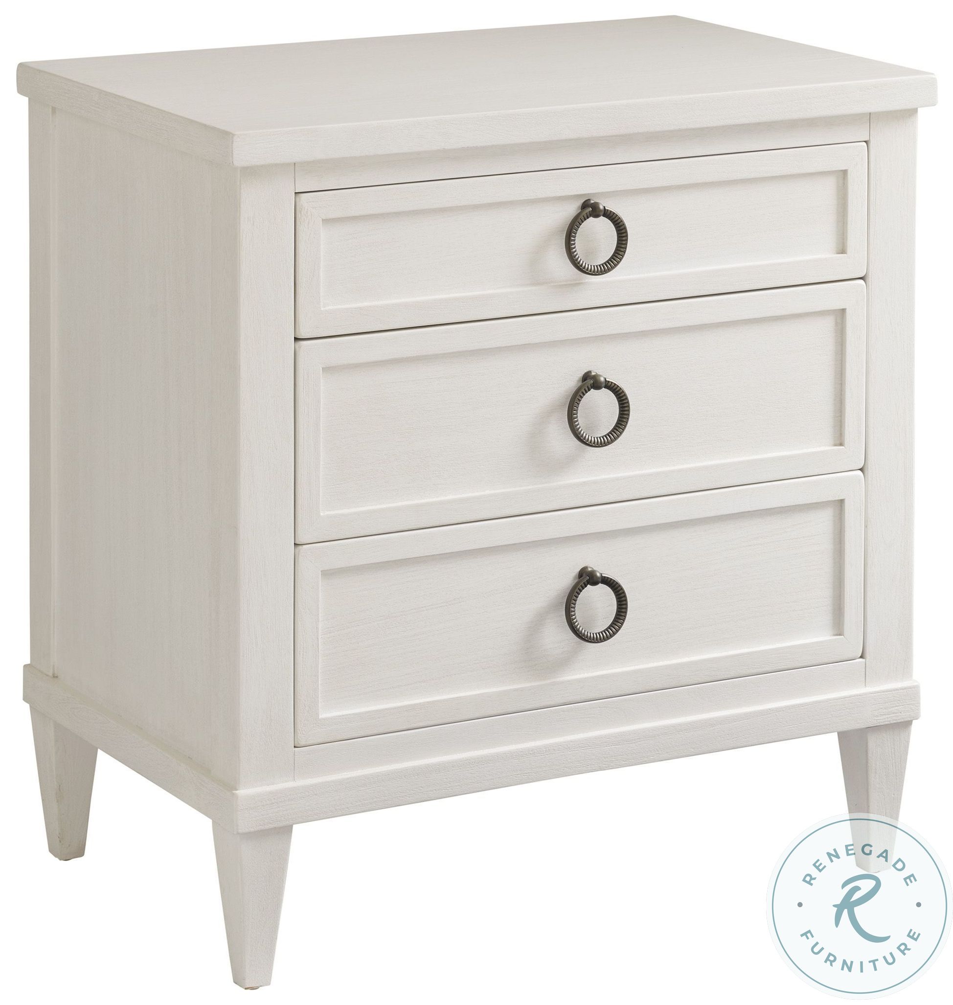 Ocean Breeze White Bonita Nightstand from Tommy Bahama | Coleman Furniture