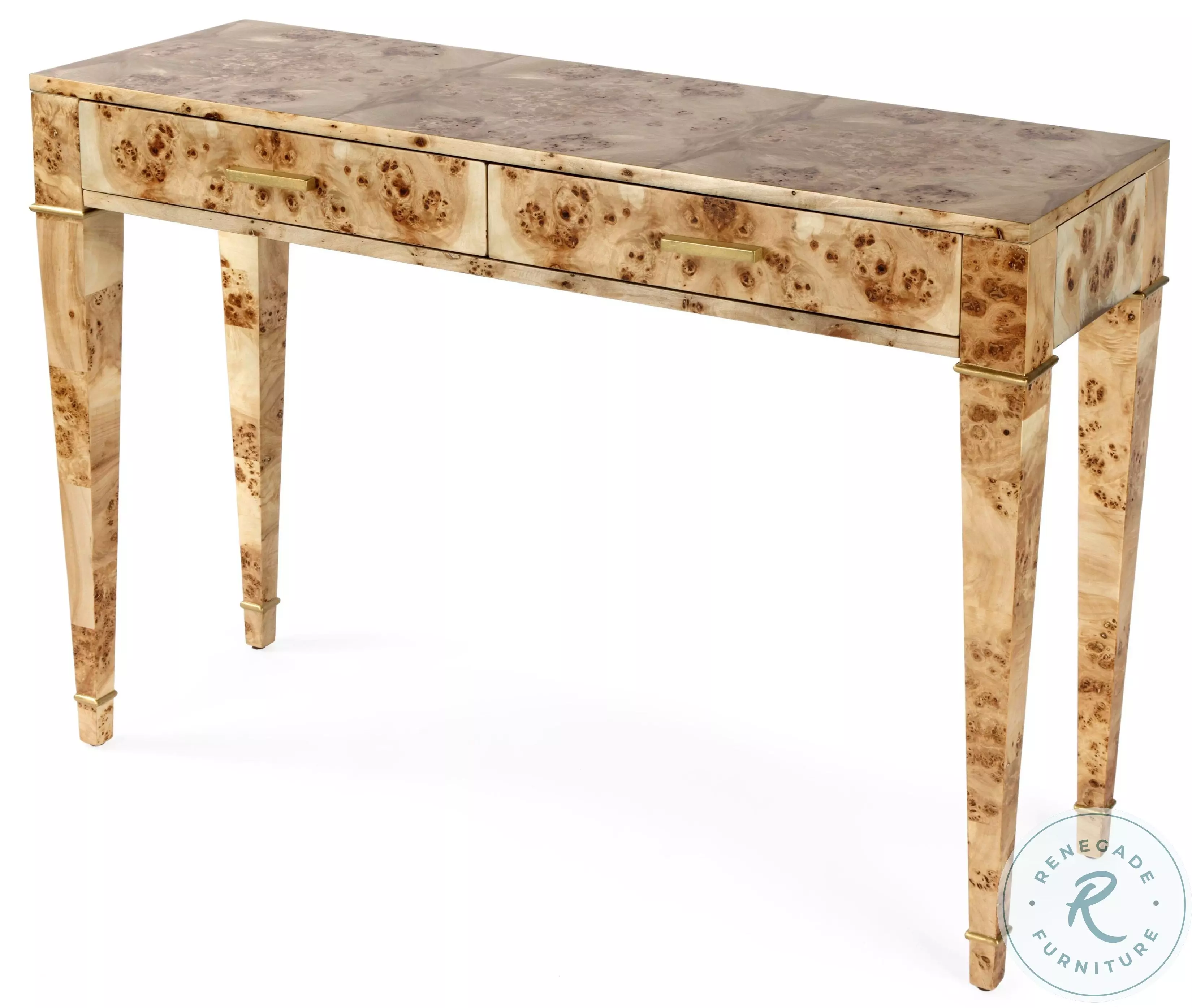 Kai Light Burl Console Table From Butler | Coleman Furniture