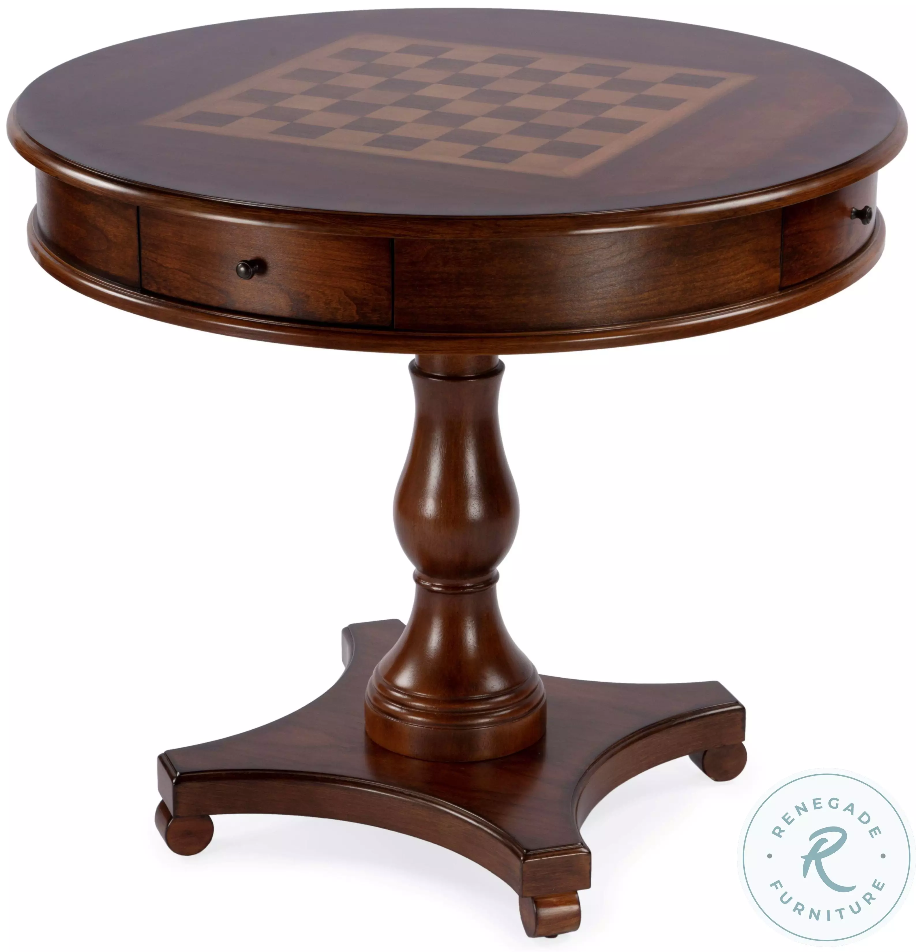 Fredrik Antique Cherry Game Table From Butler | Coleman Furniture