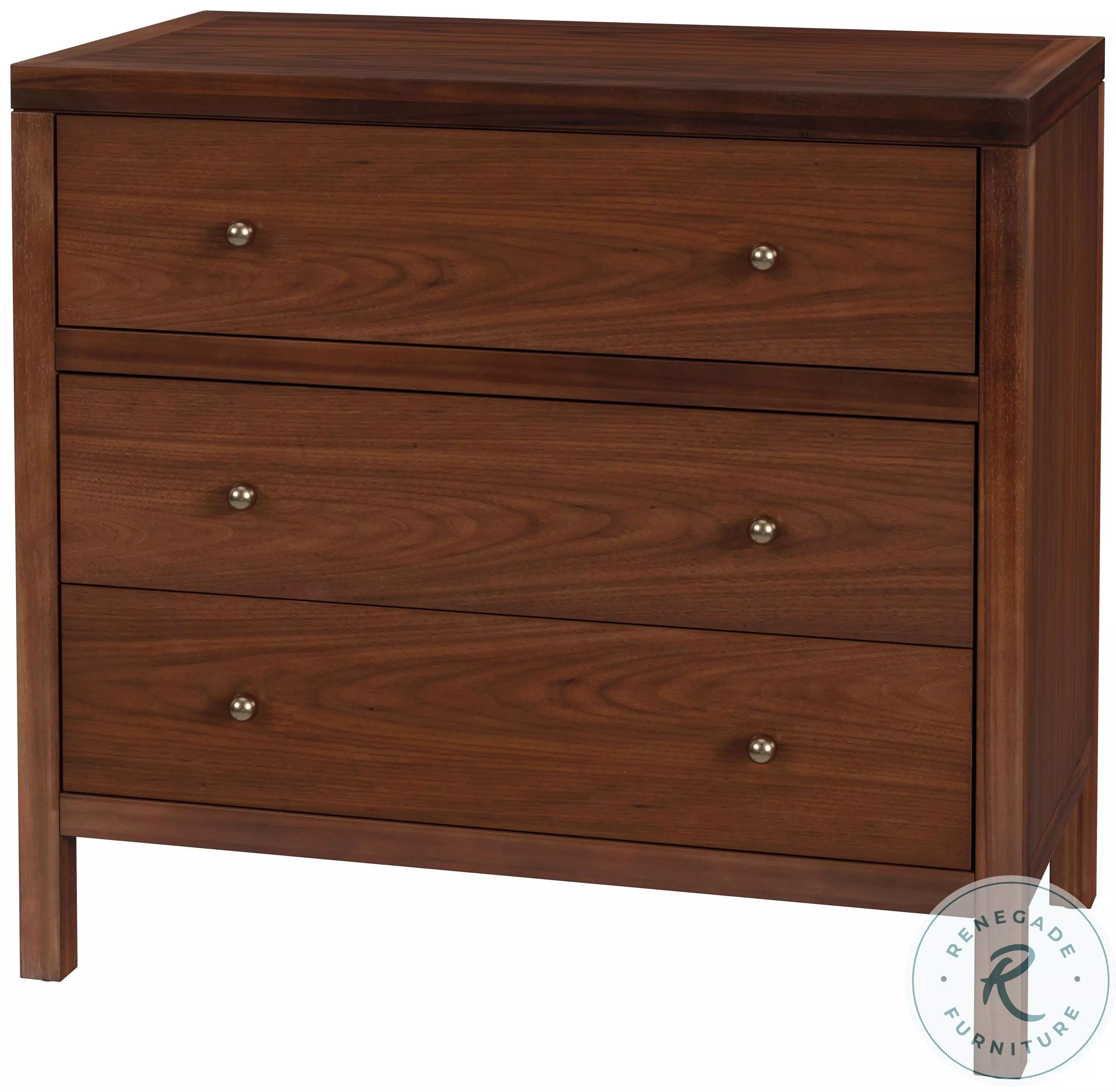 Nora Walnut 3 Drawer Dresser From Butler | Coleman Furniture