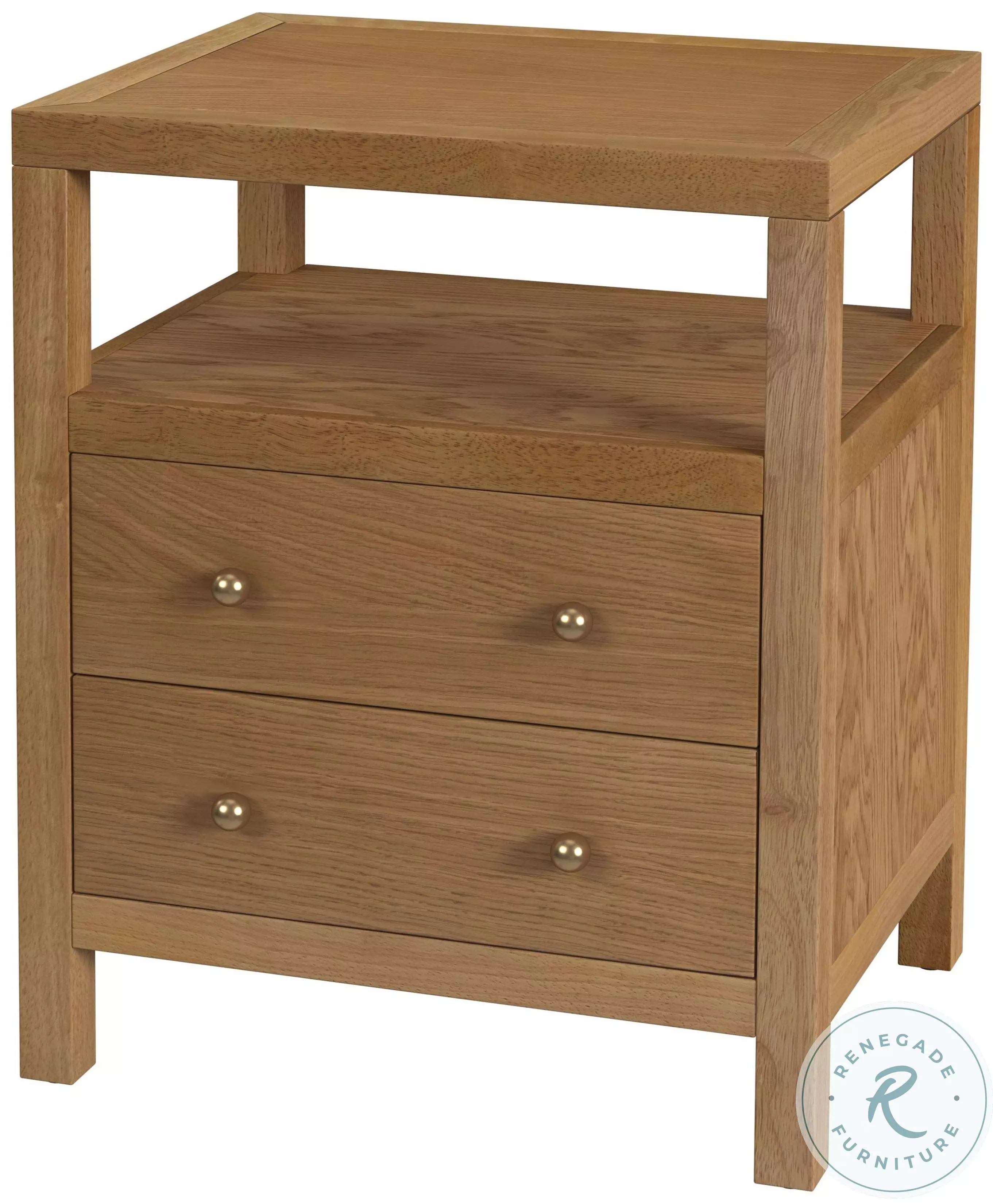 Celine Light neutral Nightstand From Butler | Coleman Furniture
