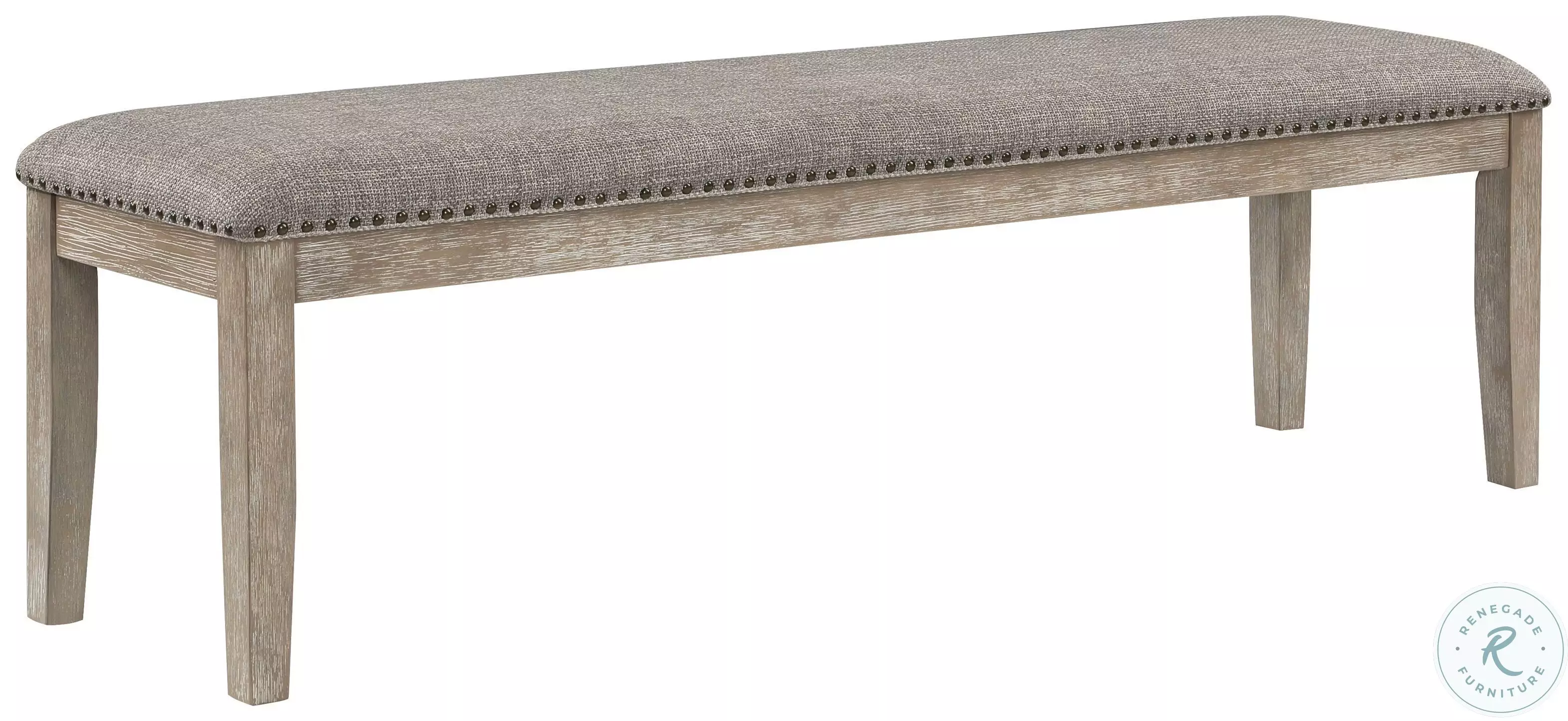 Southlake Light Gray Bench From Homelegance | Coleman Furniture