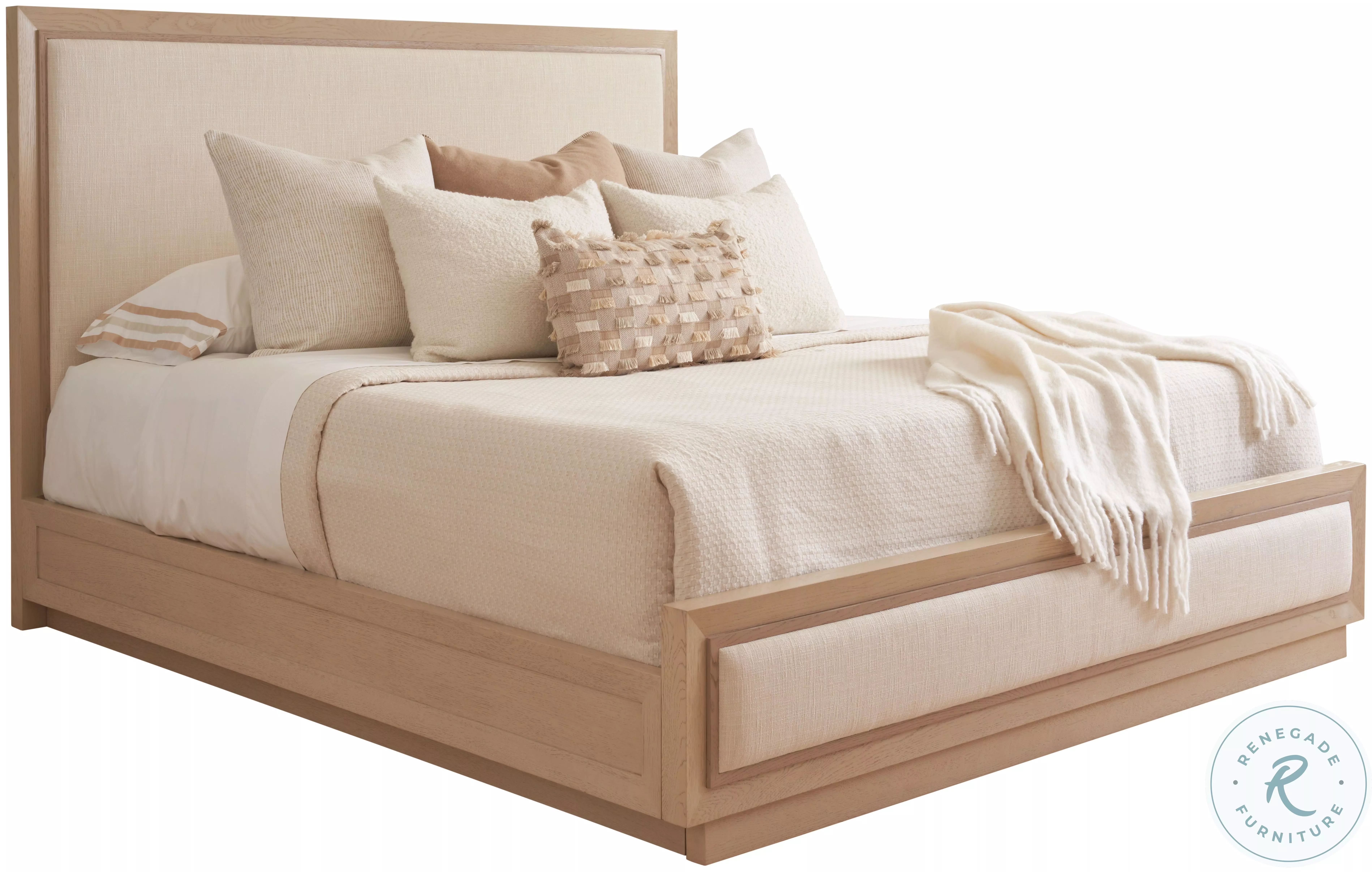 Grayson Sand Drift Queen Upholstered Low Profile Bed From Tommy Bahama ...