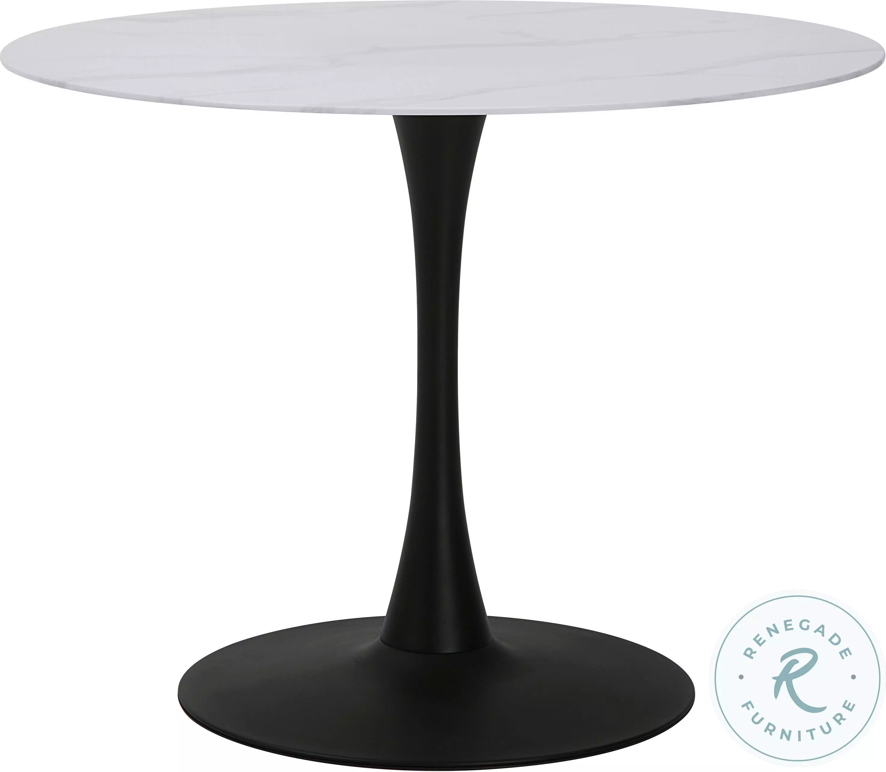 Cosimo Black And White Dining Table From Homelegance | Coleman Furniture