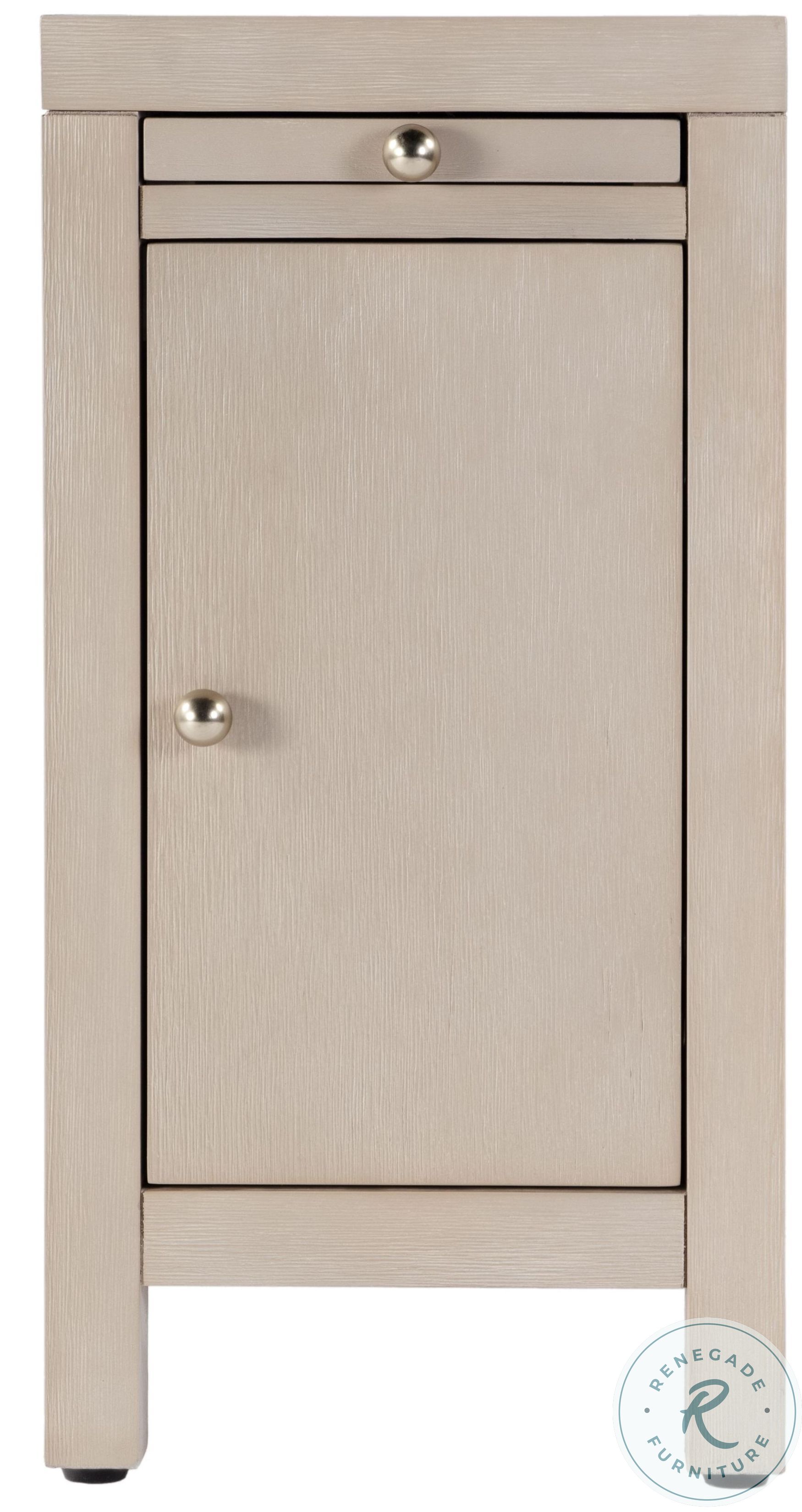 Nora Antique Taupe End Table From Butler | Coleman Furniture