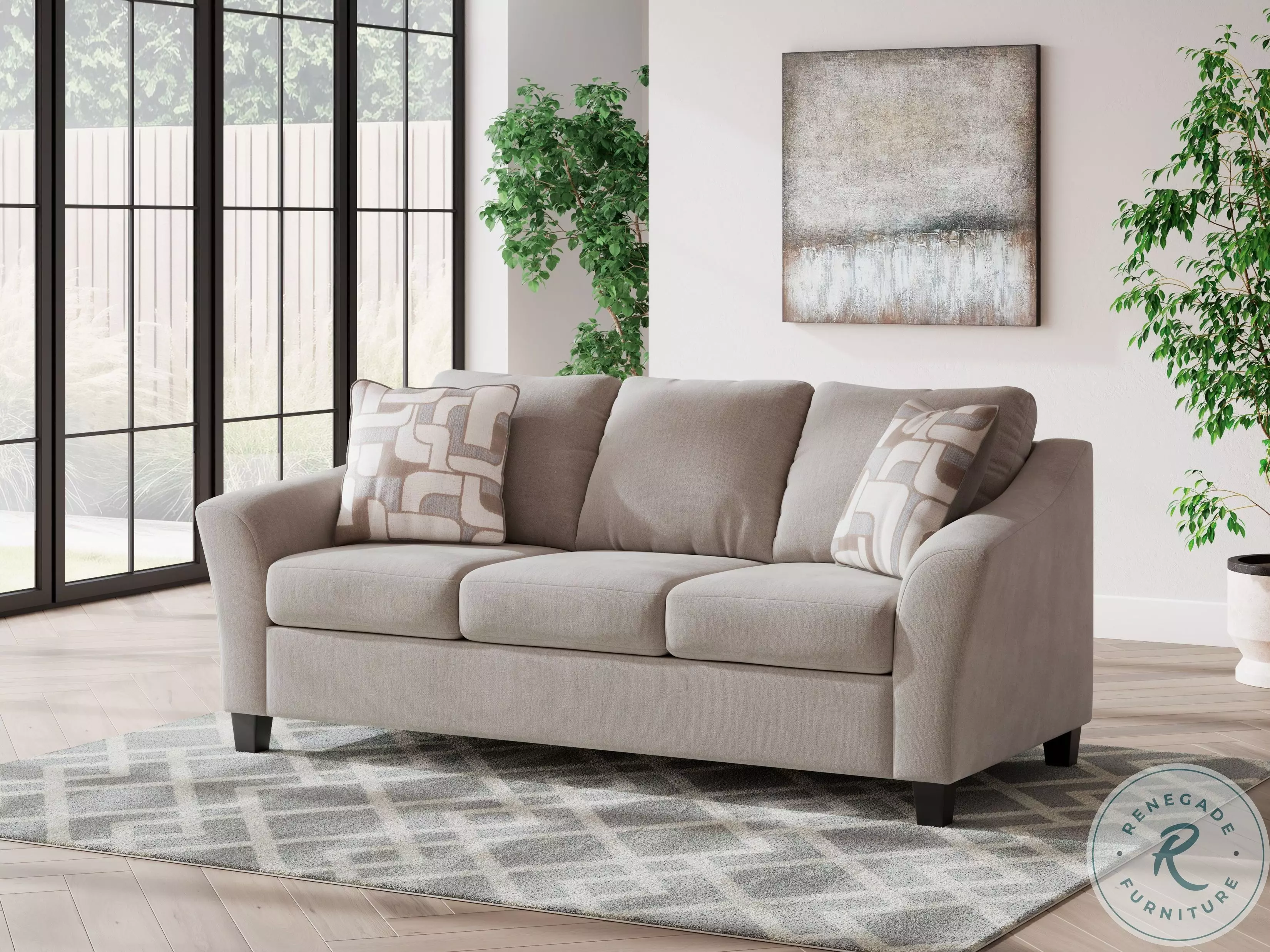 Willarae Taupe Sofa From Ashley Furniture | Coleman Furniture