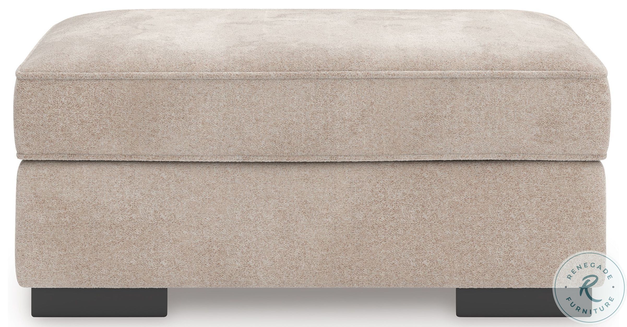 High Profile Taupe Ottoman From Ashley Furniture | Coleman Furniture