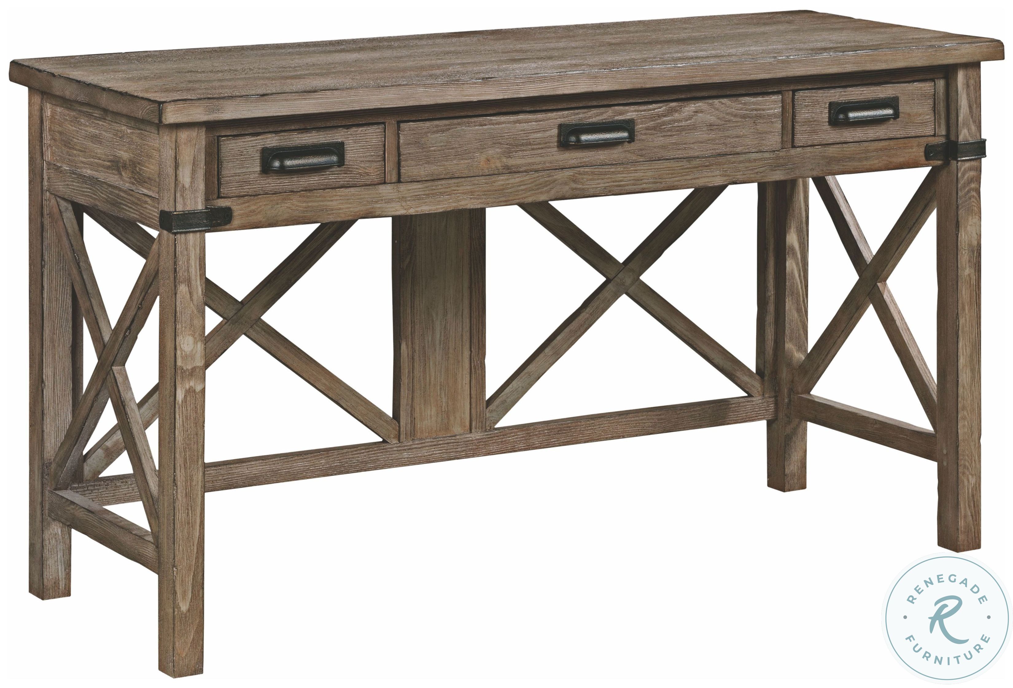 Foundry Driftwood Desk From Home Gallery Stores | Home Gallery Stores