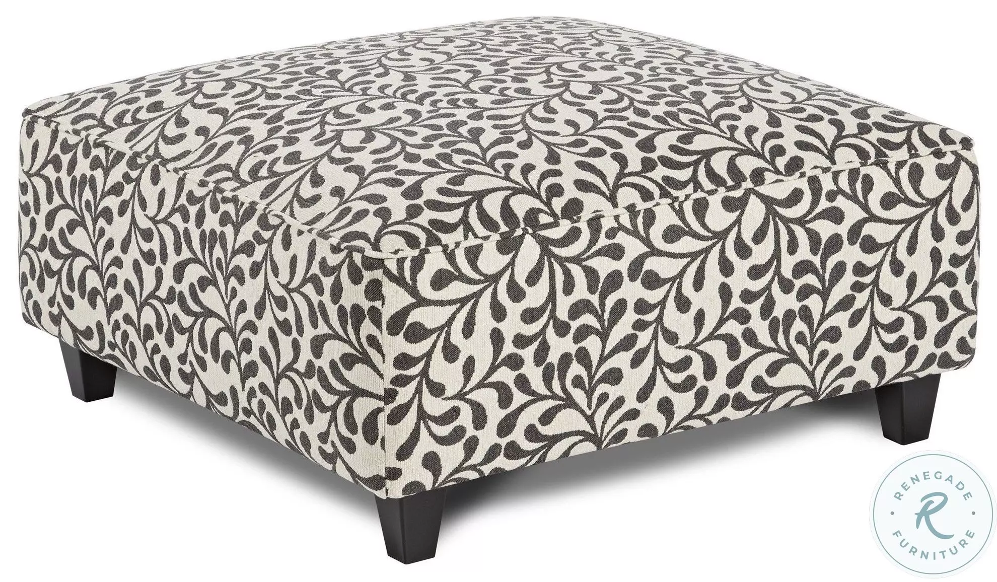 Basic Dutch Charcoal Cocktail Ottoman From Southern Home Furnishings ...