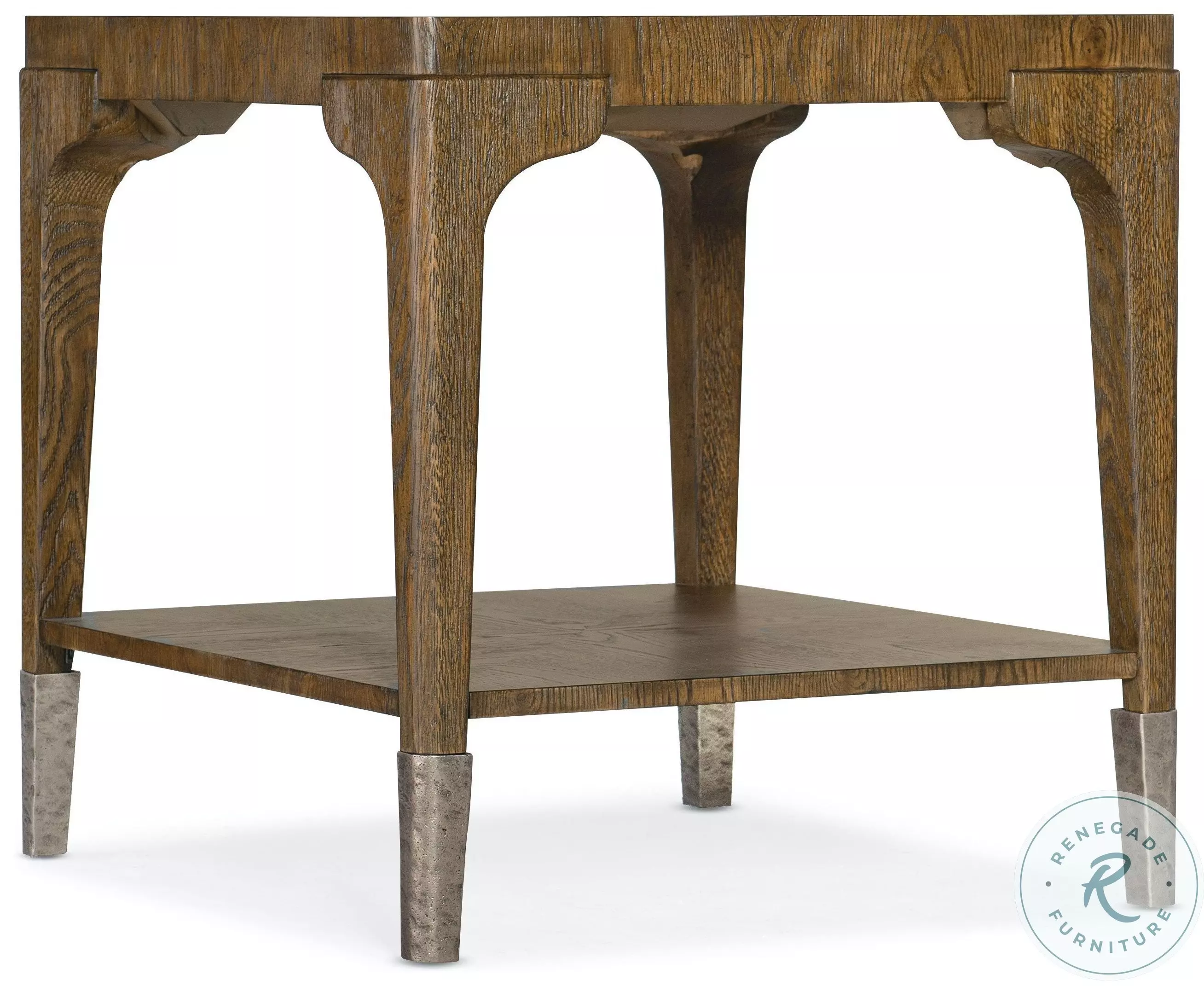 Chapman Brown Rectangle End Table From Hooker | Coleman Furniture