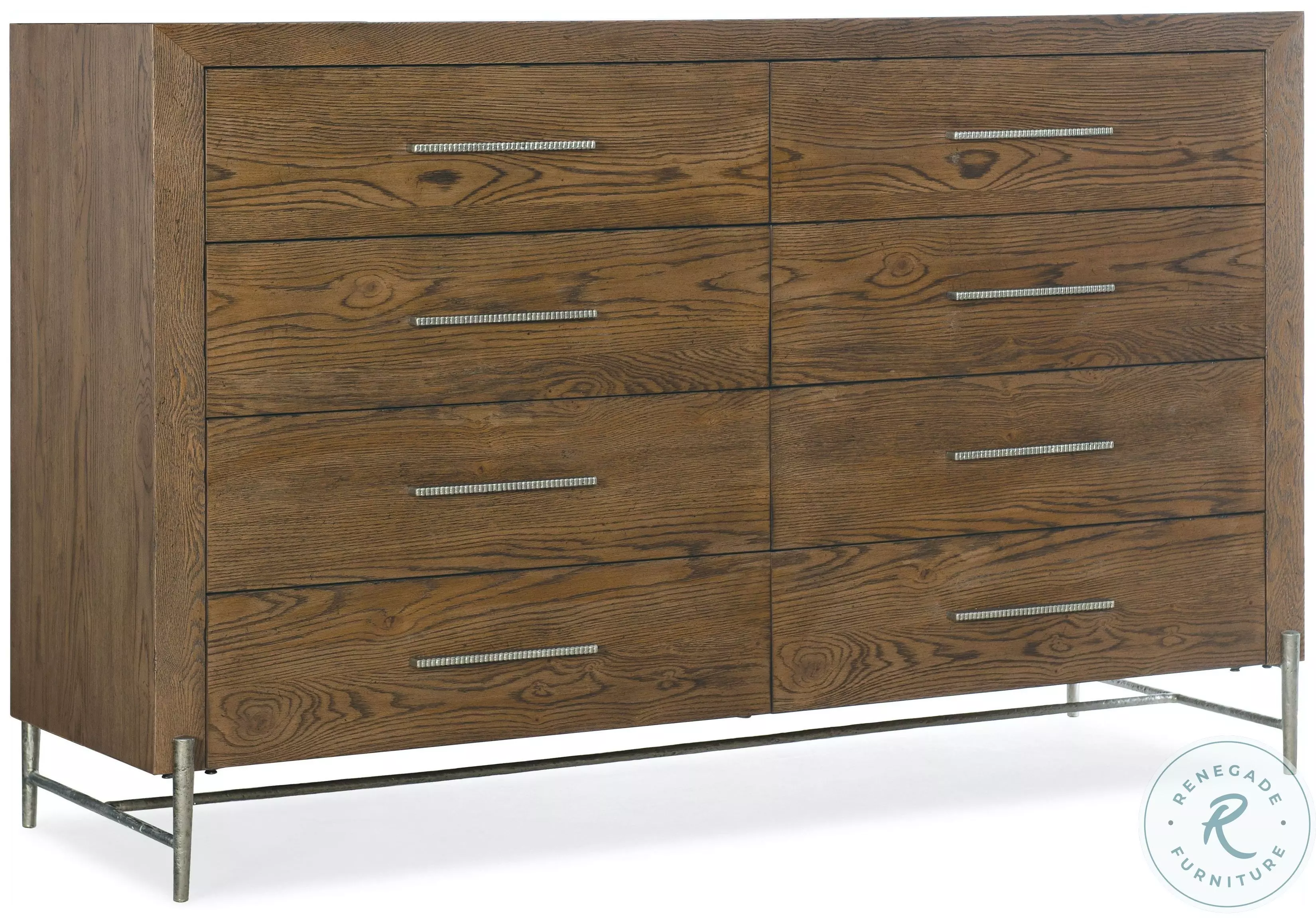Chapman Brown Eight Drawer Dresser From Hooker | Coleman Furniture
