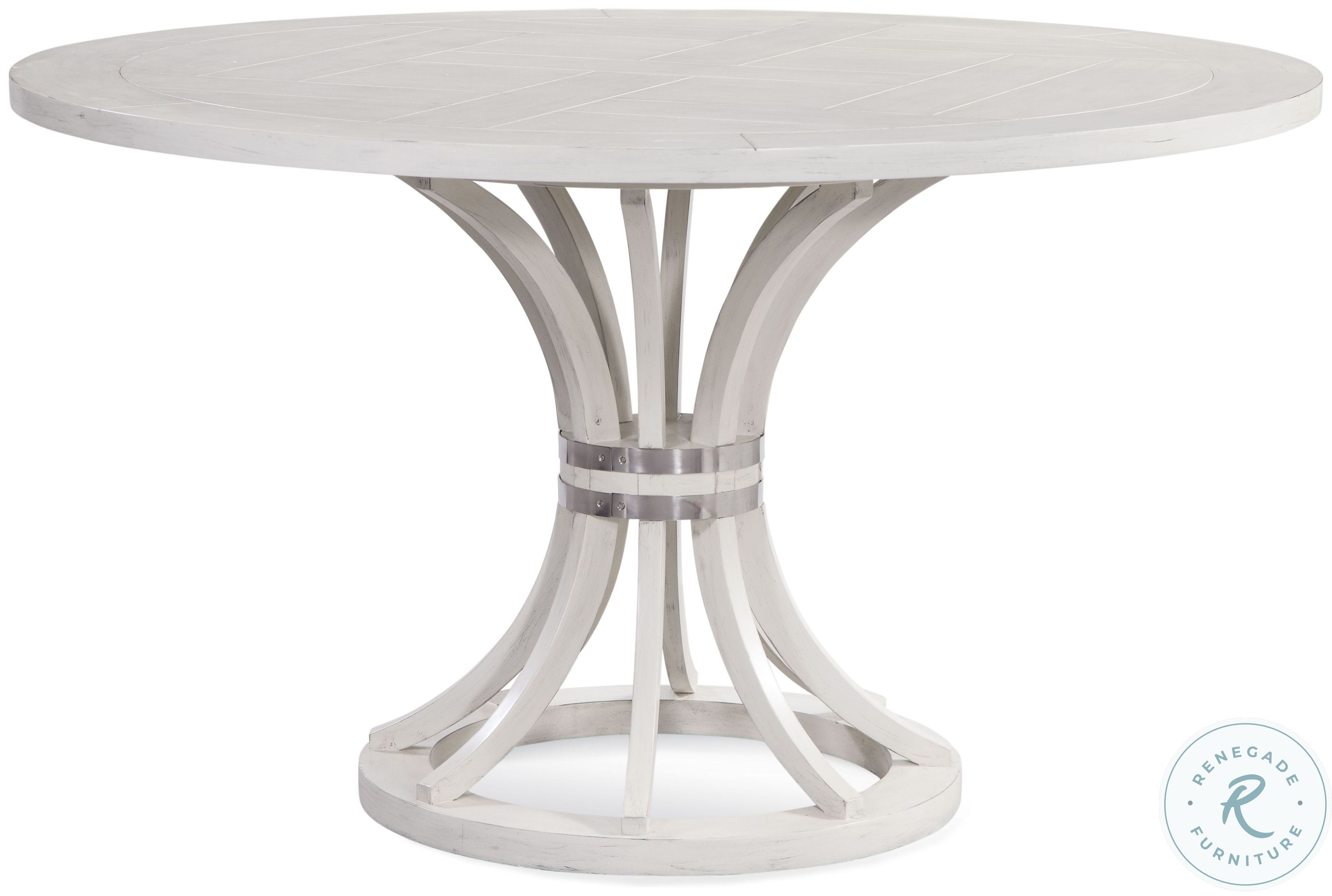 Maxine Antique White Round Dining Table From Home Gallery Stores | Home ...