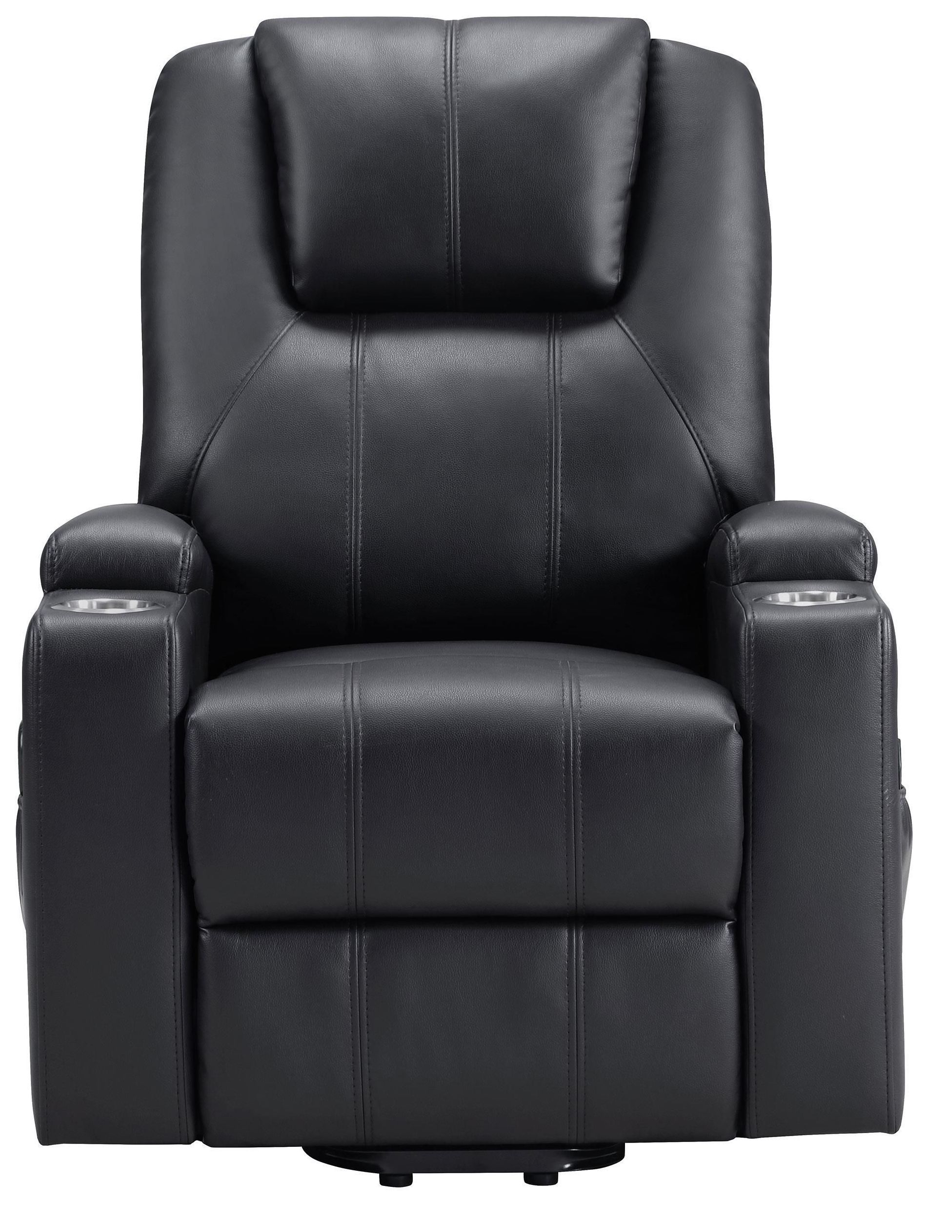 Armstrong Black Power Lift Massage Recliner From Home Gallery Stores ...