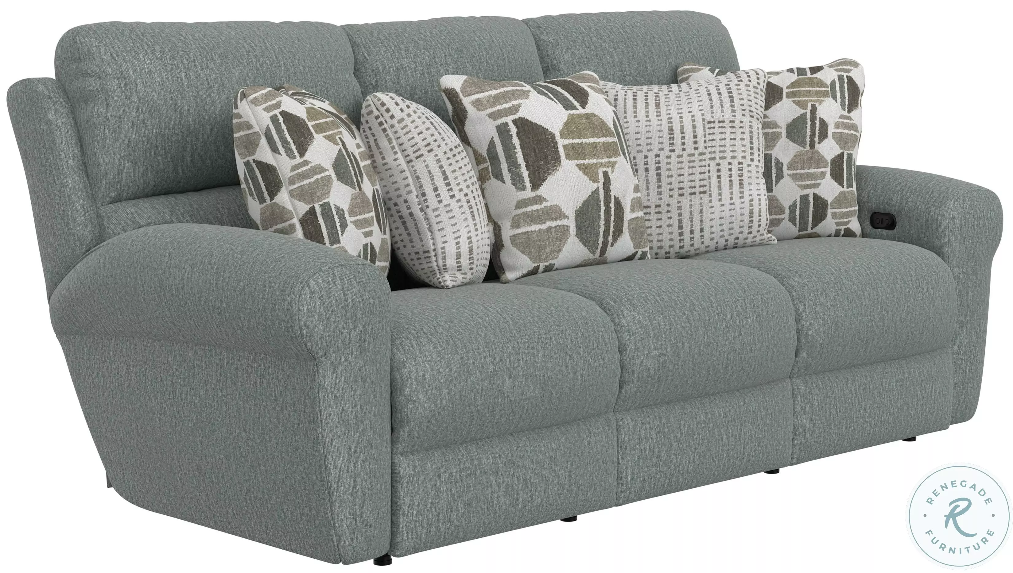 Kellen Woodlands Lay Flat Power Reclining Sofa with Zero Gravity From ...