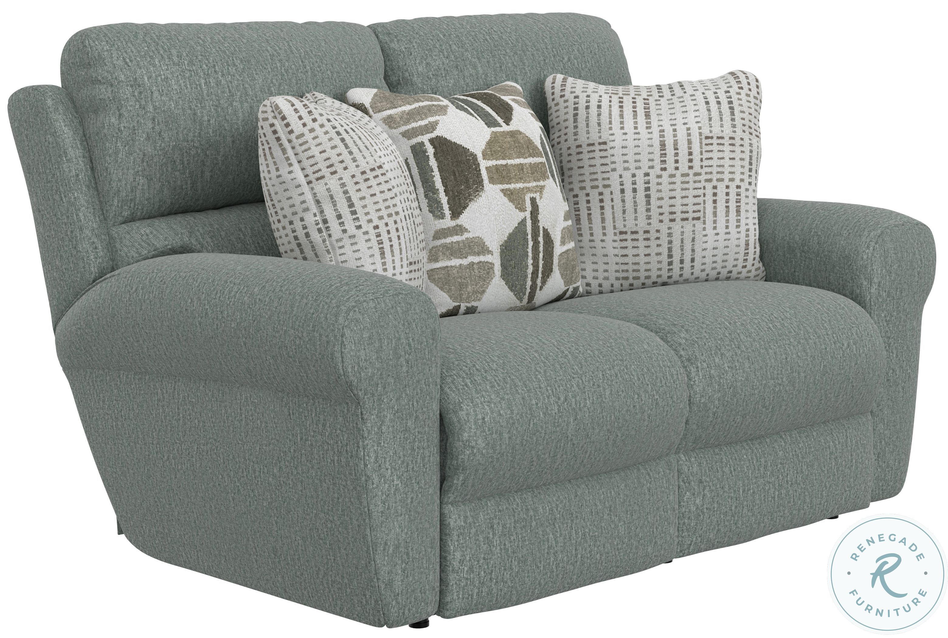 Kellen Woodlands Lay Flat Power Reclining Loveseat with Zero Gravity ...