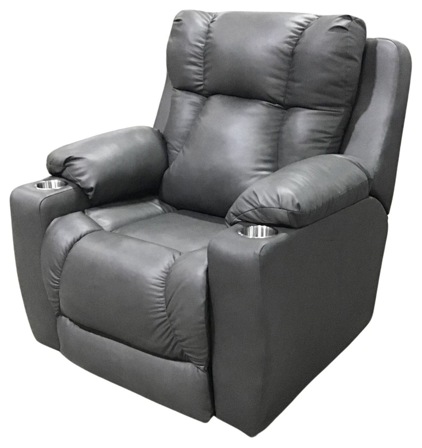 Challenger Graystone Power Recliner with USB Charging From Southern ...
