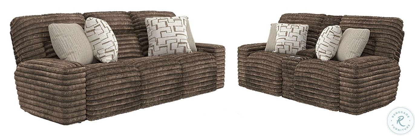 Lynx Mocha Zero Gravity Power Reclining Living Room Set From Home ...