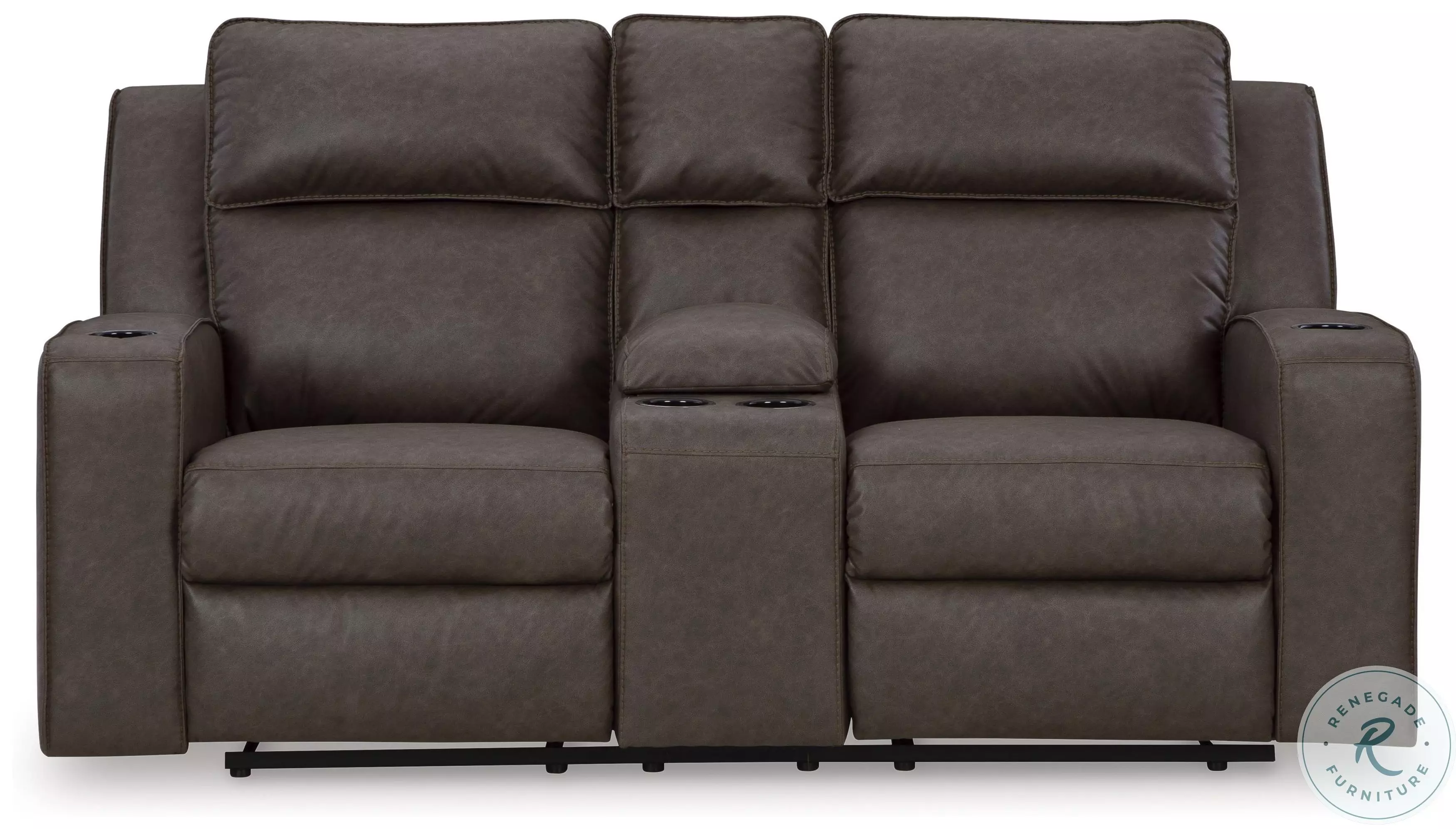 Lavenhorne Granite Reclining Console Loveseat From Ashley Furniture ...