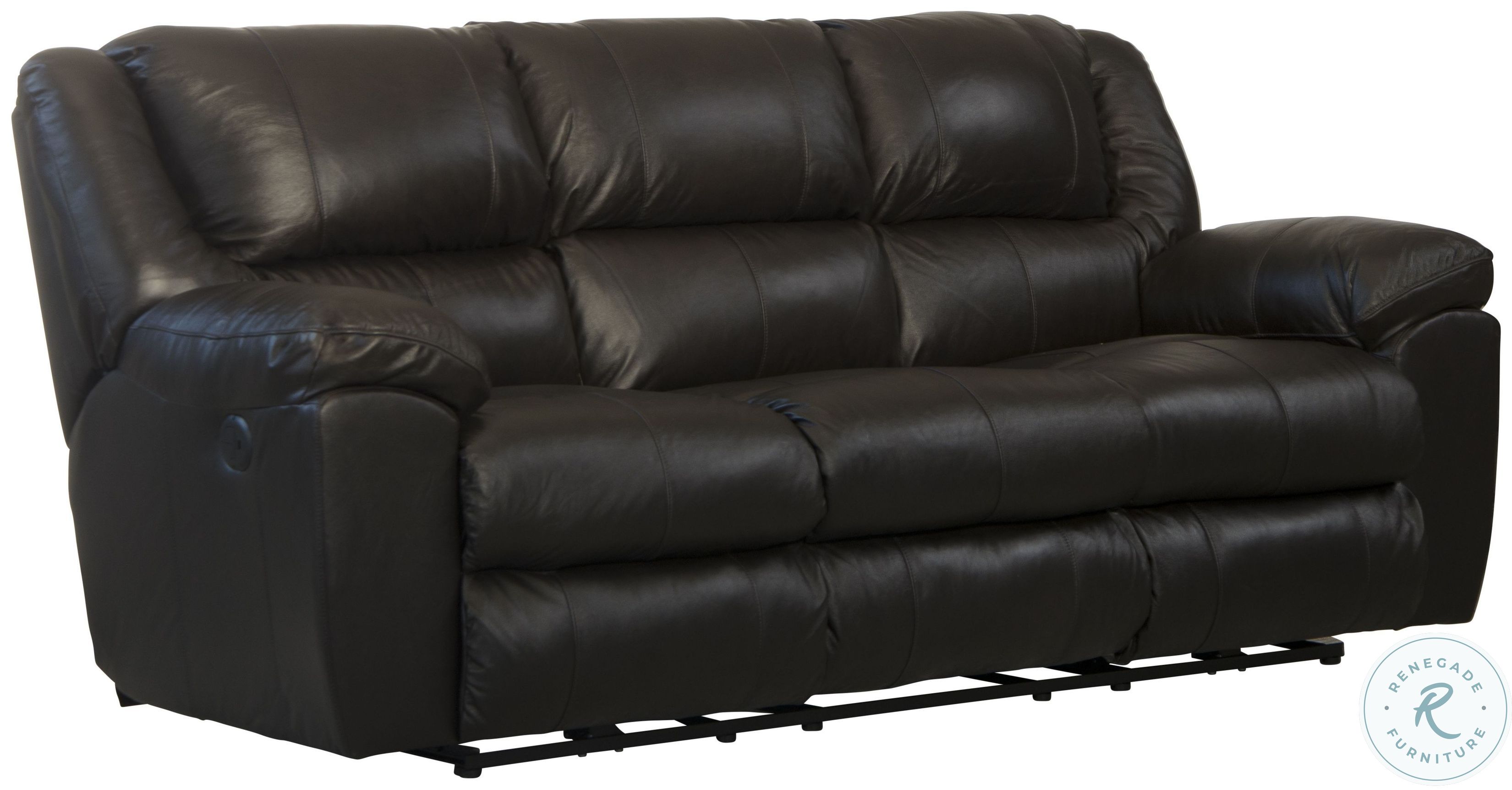Transformer II Chocolate Leather Ultimate Power Reclining Sofa from ...