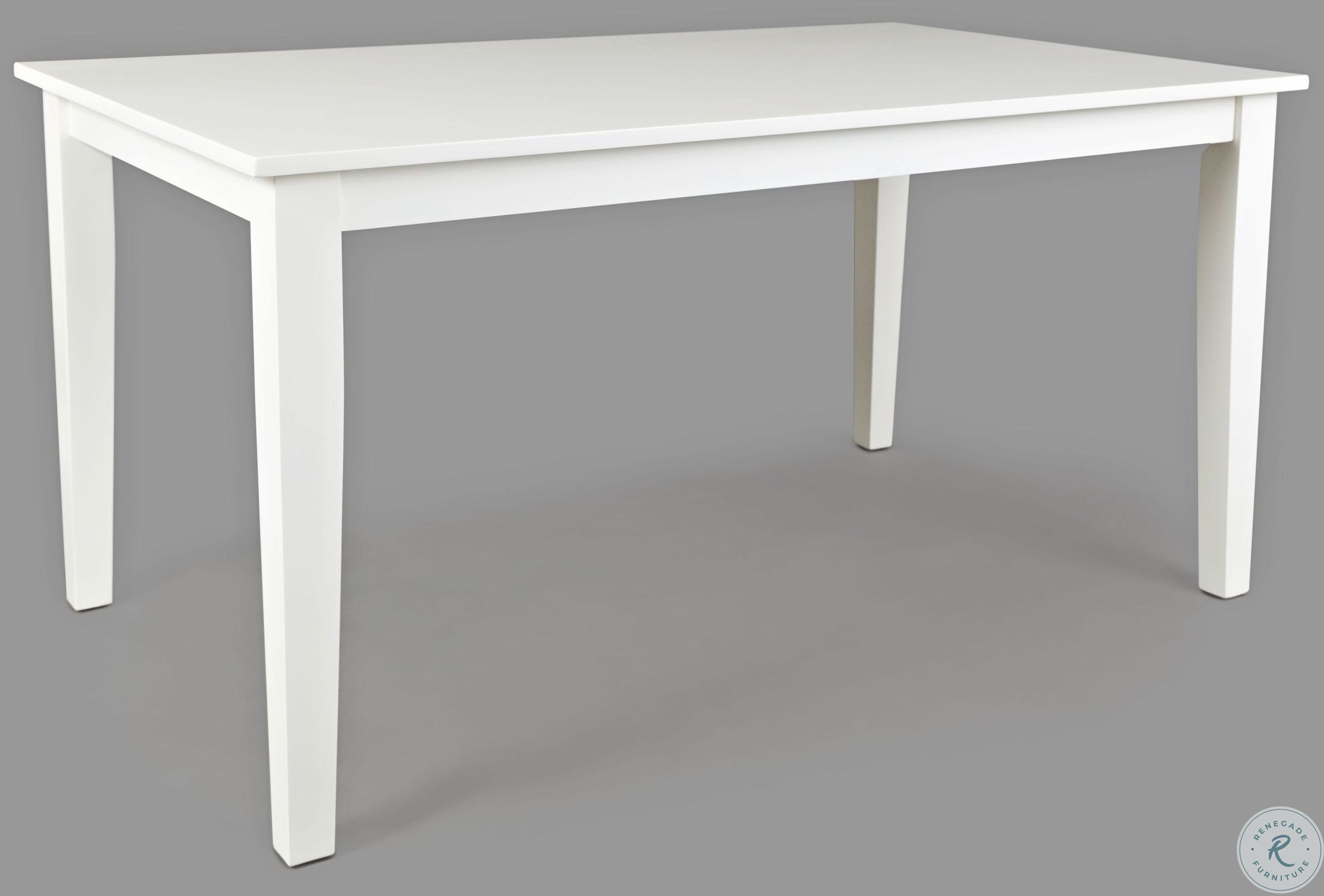 Simplicity Paperwhite Rectangle Dining Table from Jofran | Coleman ...