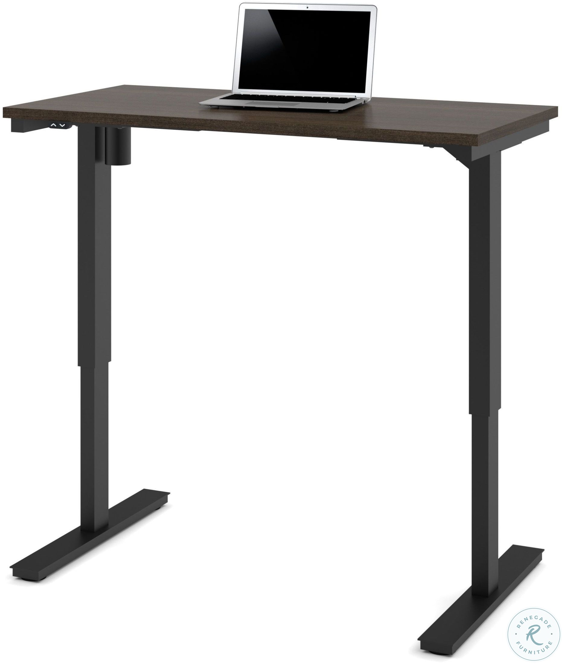 Dark Chocolate 48" Electric Adjustable Height Table from Bestar ...