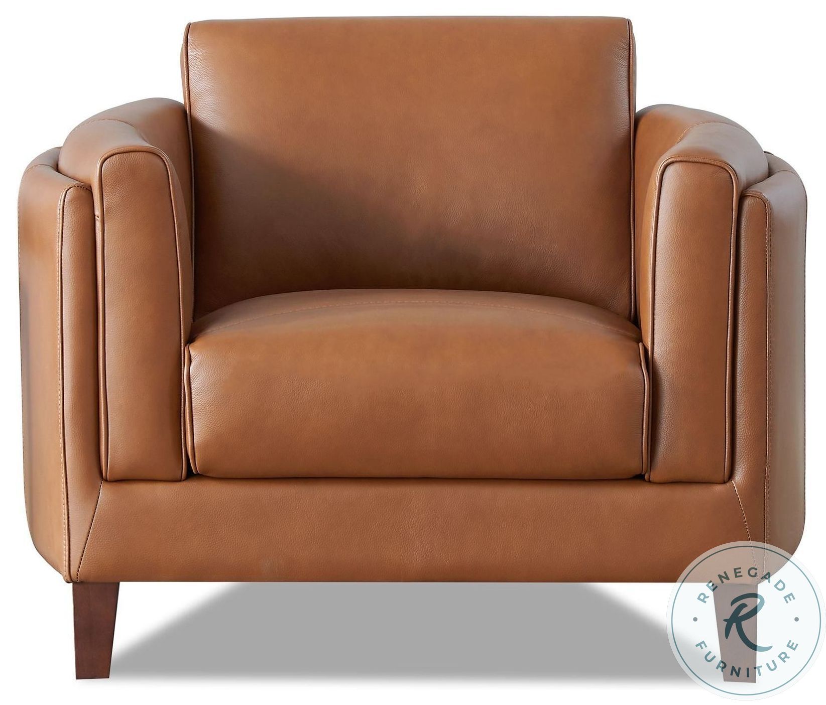 Kona Nutmeg Top Grain Leather Chair From Tanner's Mark | Home Gallery ...