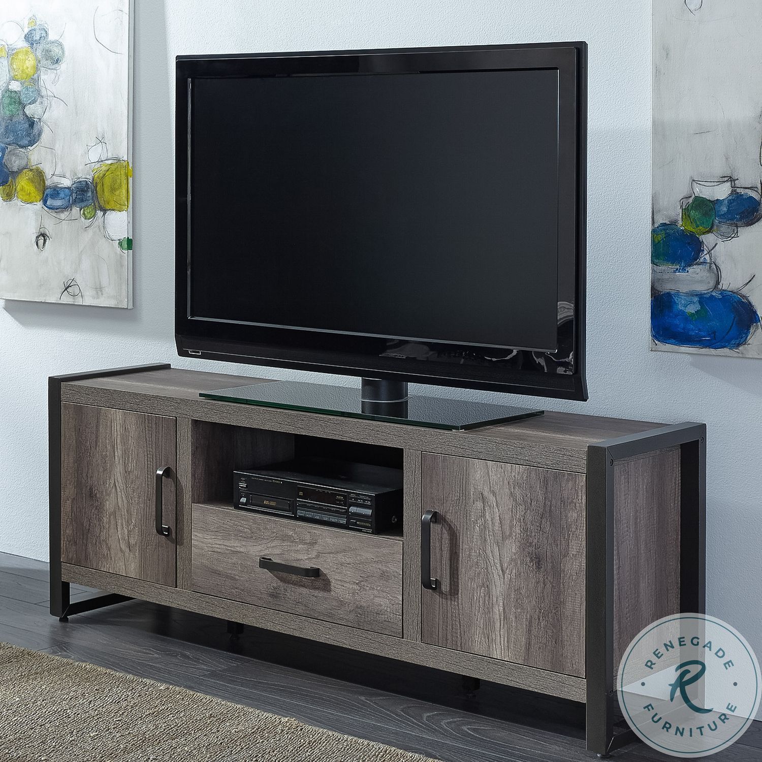 Tanners Creek Greystone Entertainment Center With Piers from Liberty ...