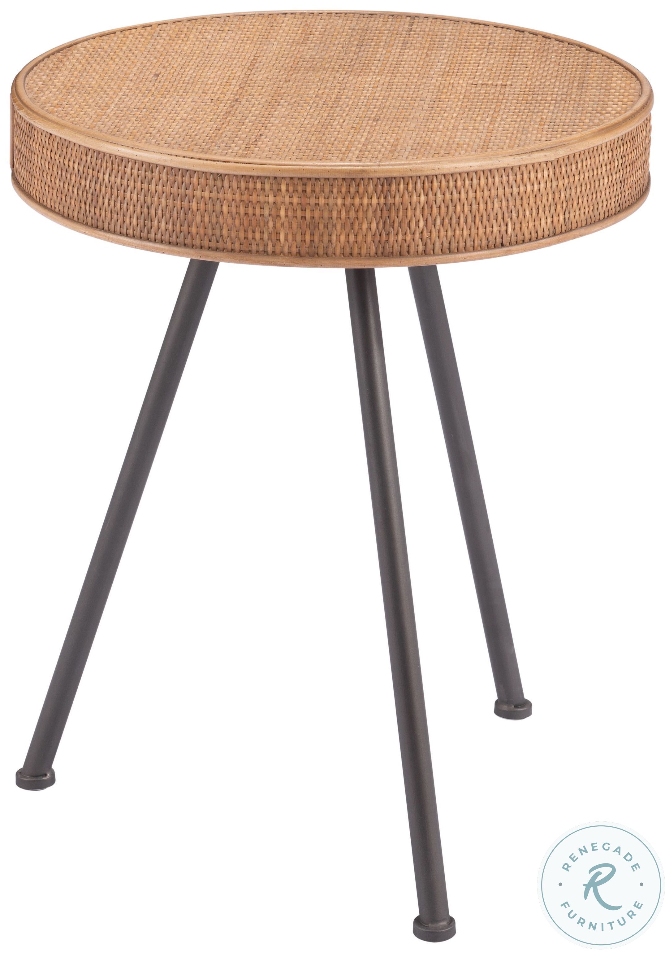 Stuart Natural Side Table From Zuo | Coleman Furniture