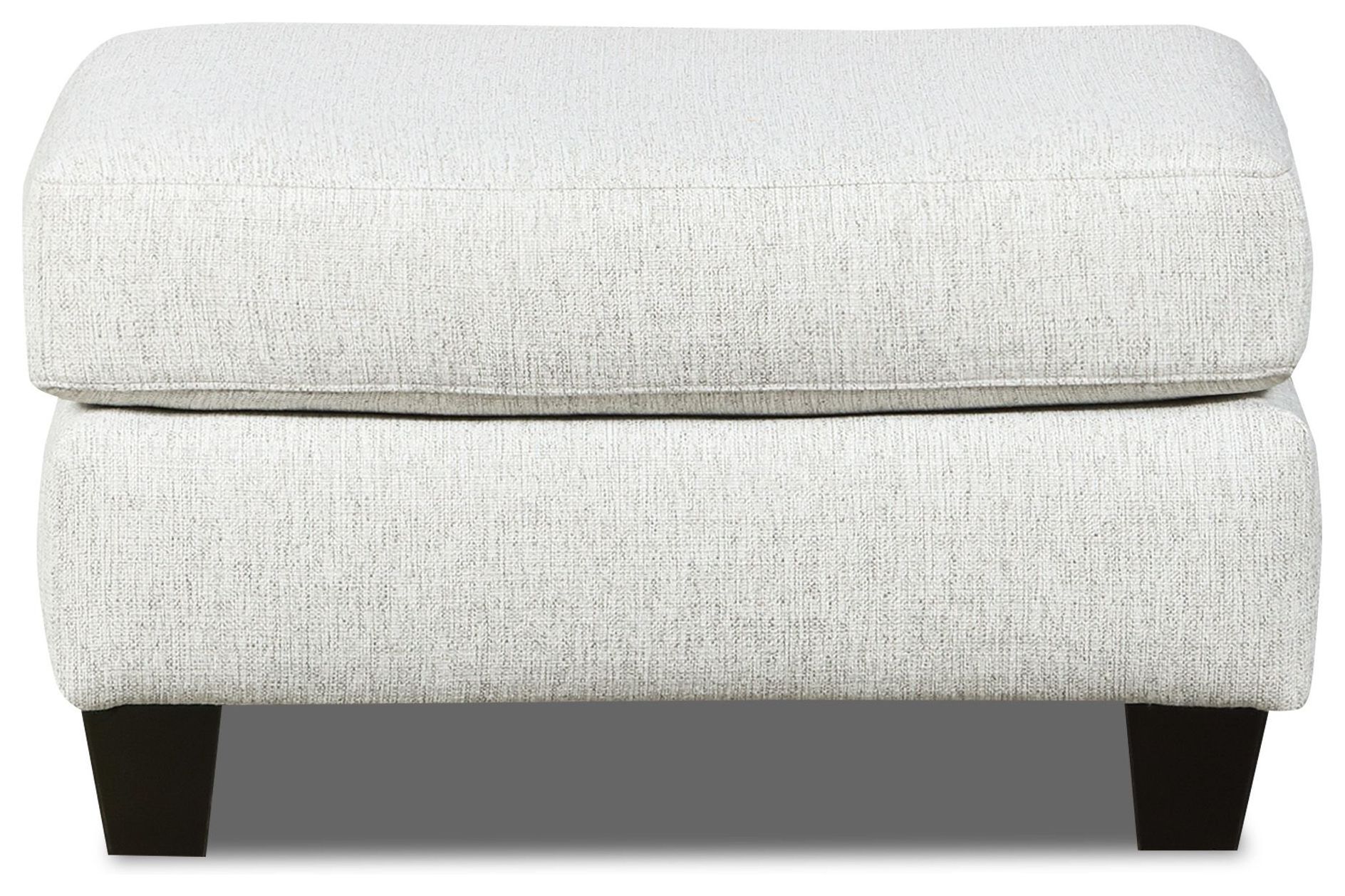 Durango Pewter Off White Performance Fabric Square Ottoman From ...