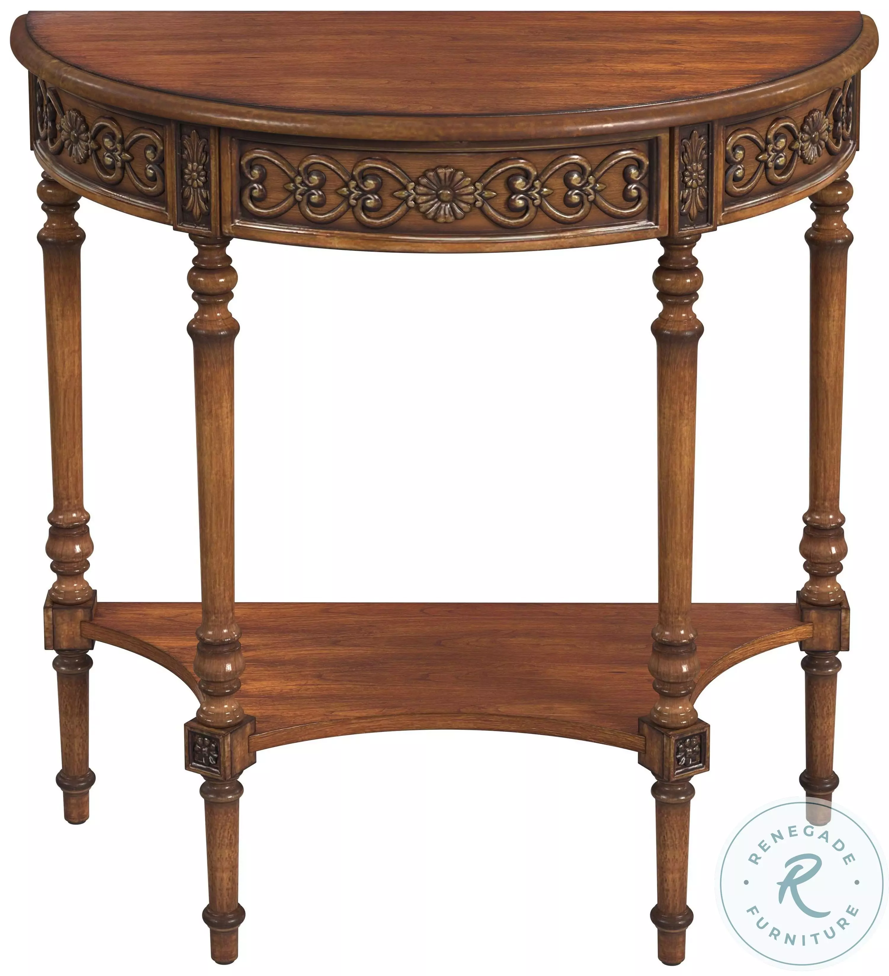 Danelle Antique Cherry Console Table From Butler | Coleman Furniture