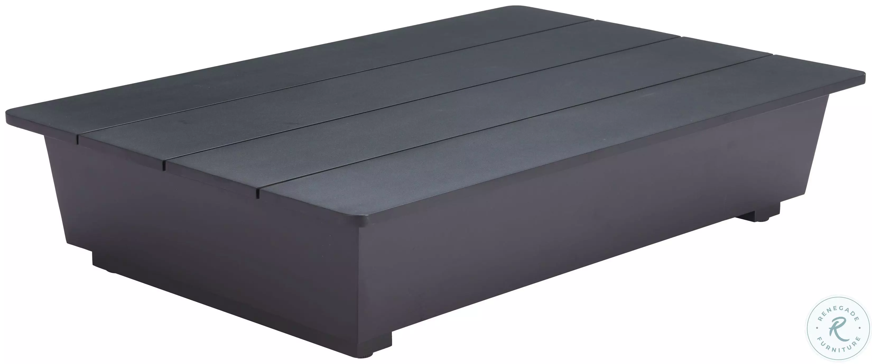 Tien Black Outdoor Coffee Table From Zuo | Coleman Furniture