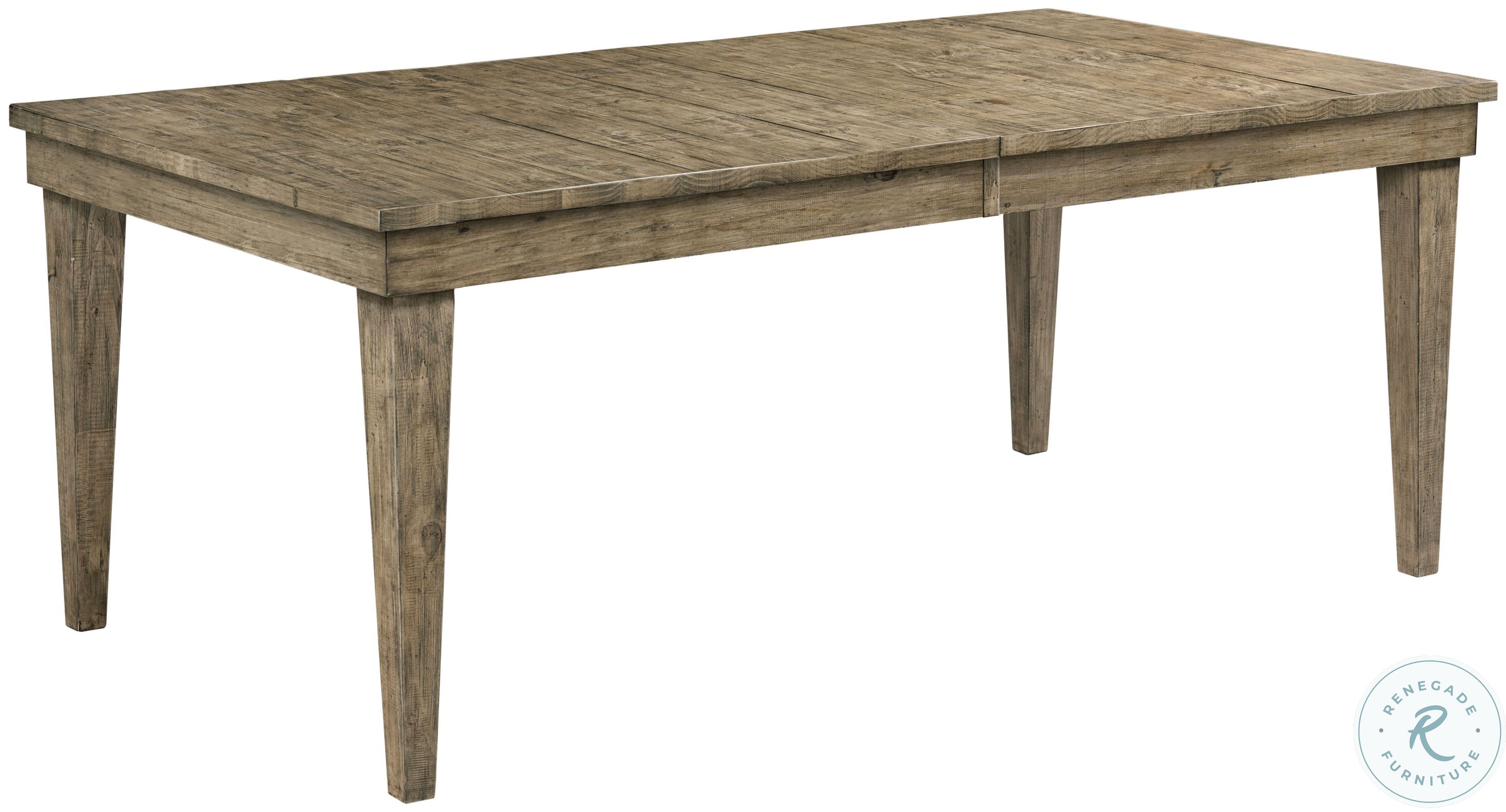 Plank Road Stone Rankin Extendable Rectangular Dining Table from ...