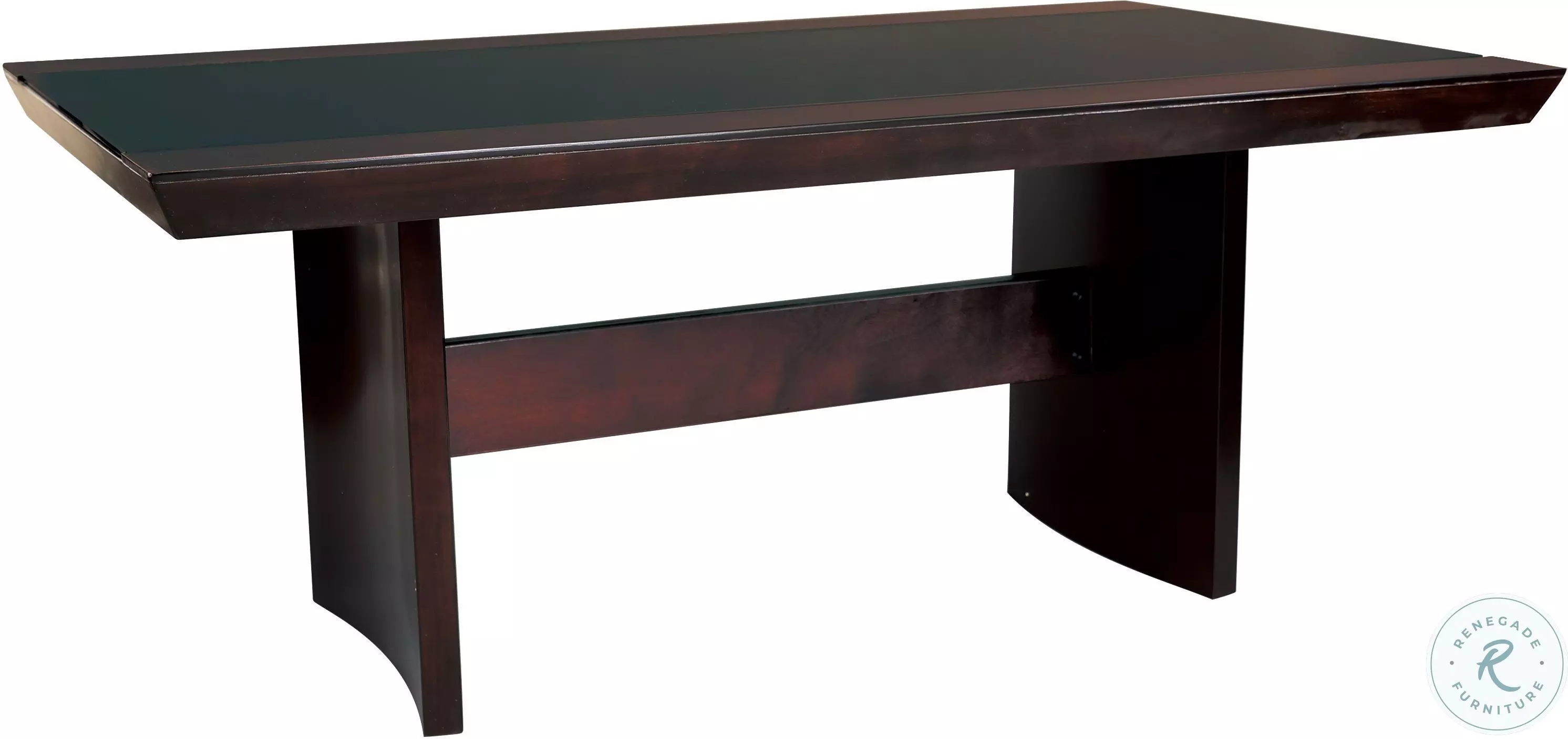 Daisy Glass Insert Top Dining Table from Homelegance (710-72TR ...