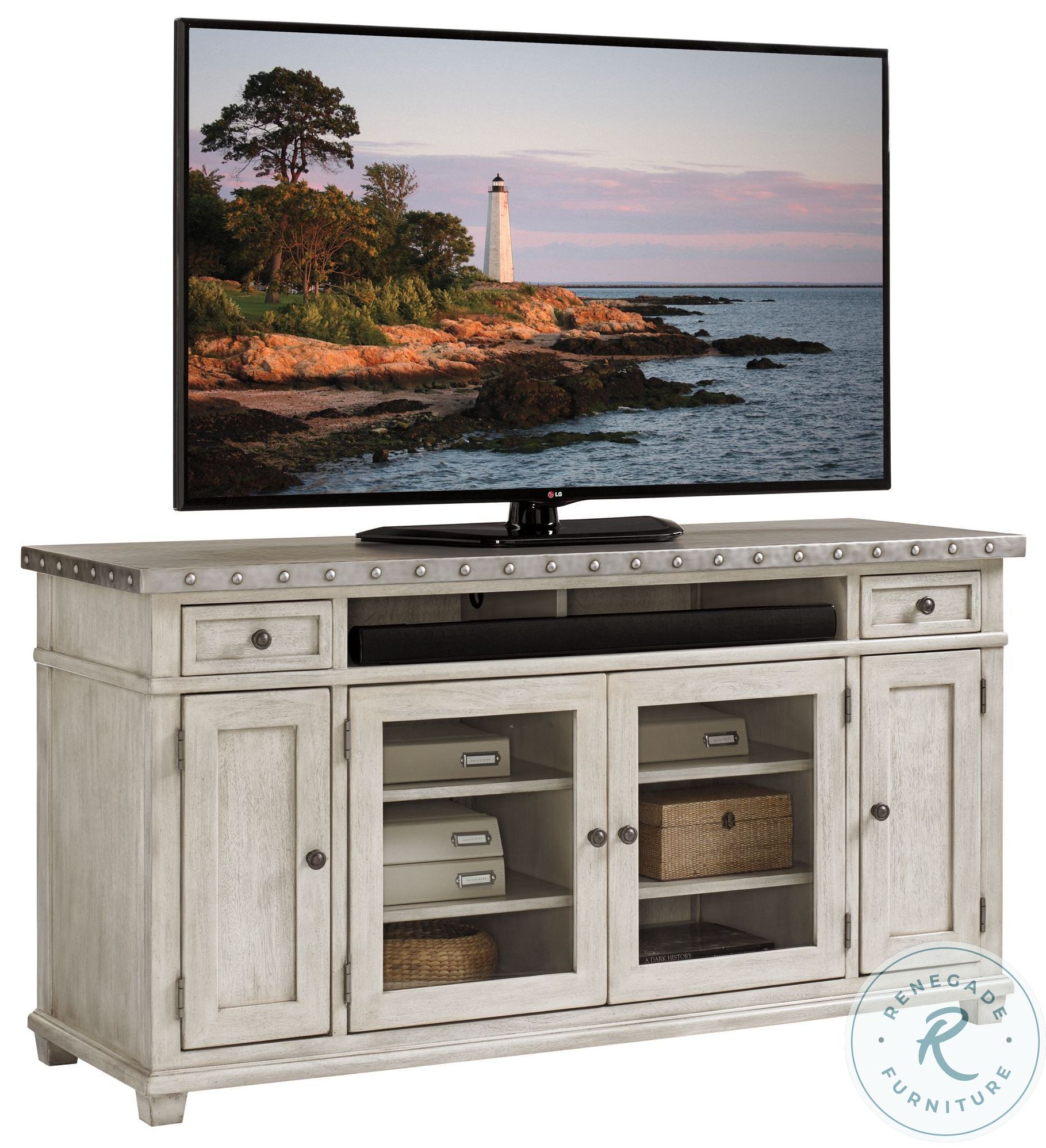 Oyster Bay Shadow Valley Media Console from Lexington (01-0714-907 ...