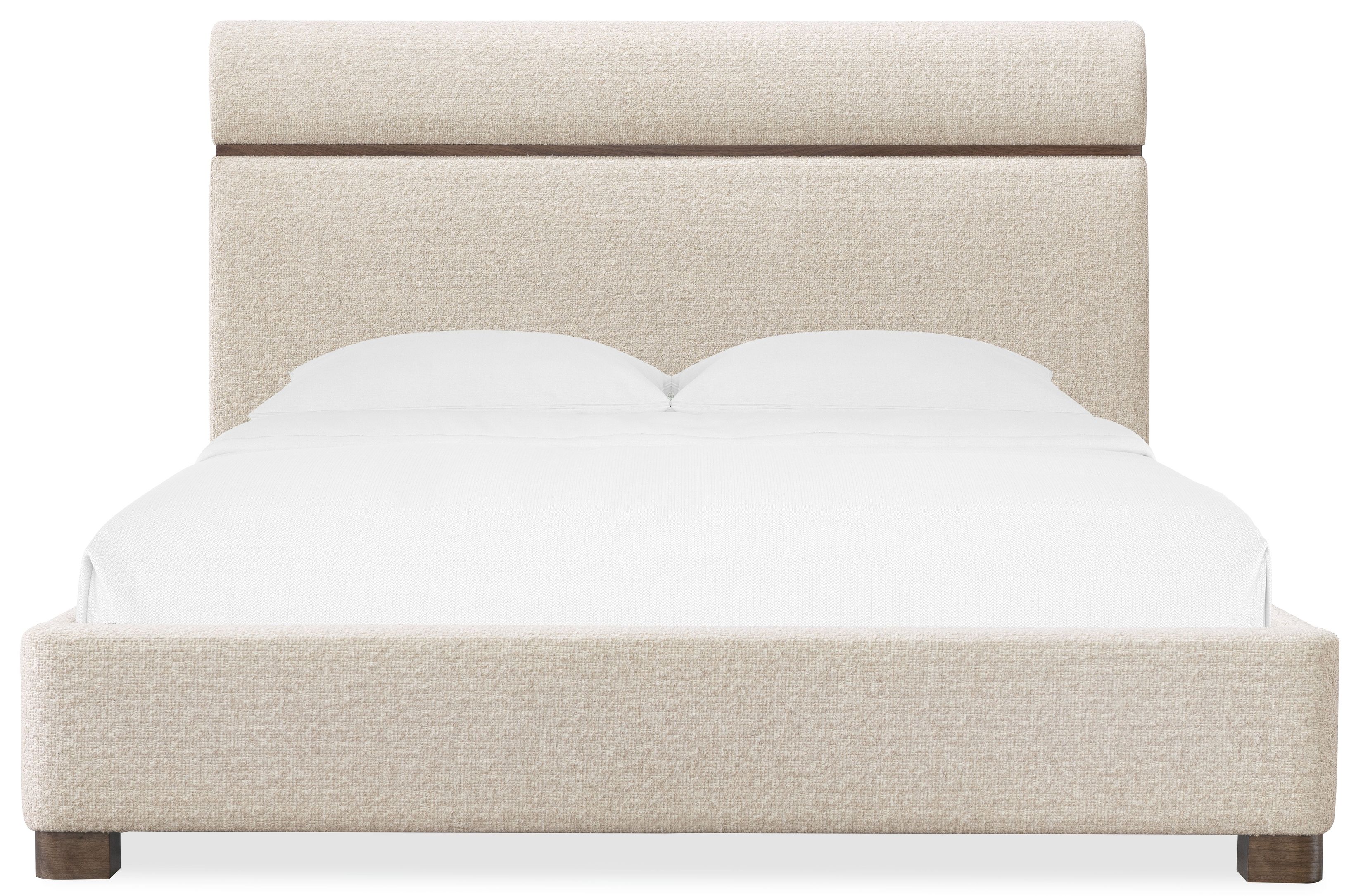 Solara Beige Upholstered Queen Panel Bed From Hooker Furniture ...