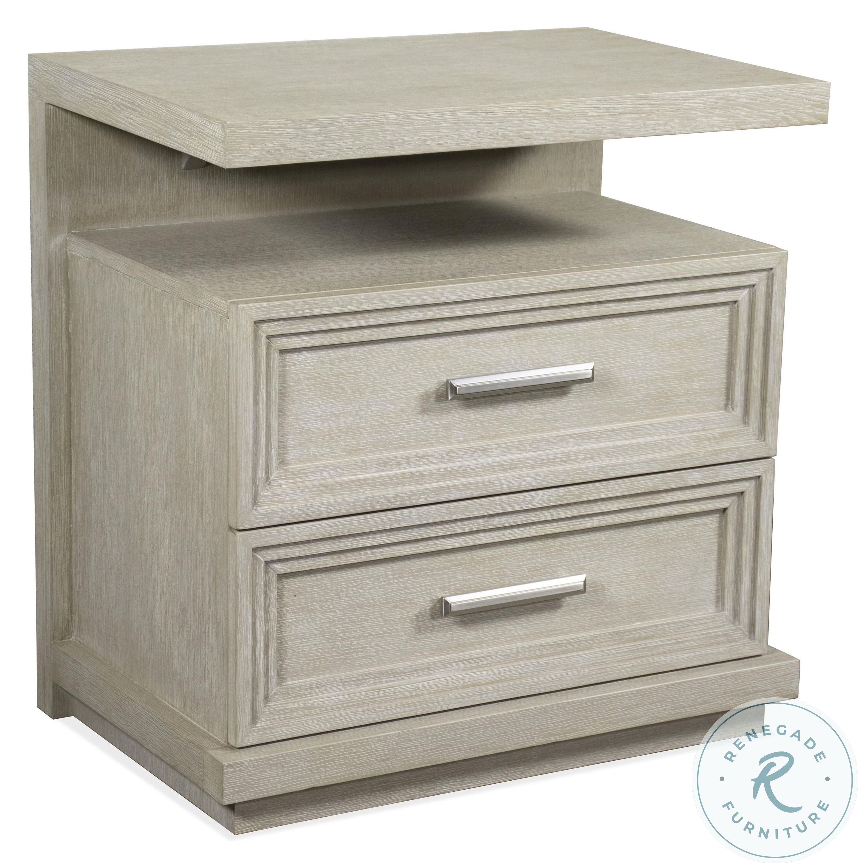 Cascade Dovetail 2 Drawer Nightstand From Riverside Furniture | Coleman ...