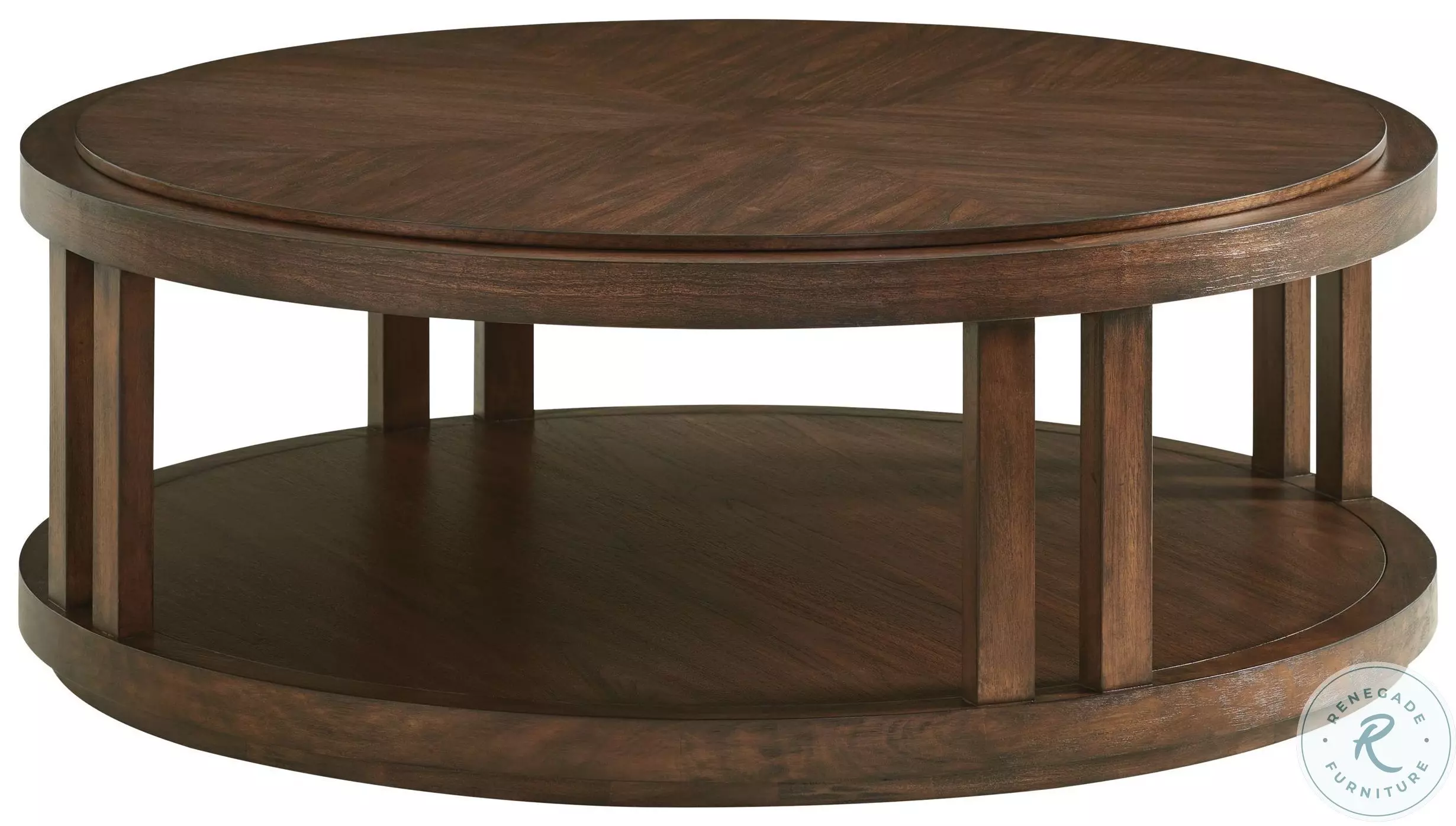 Silverado Brown Stinson Round Cocktail Table From Lexington | Coleman ...