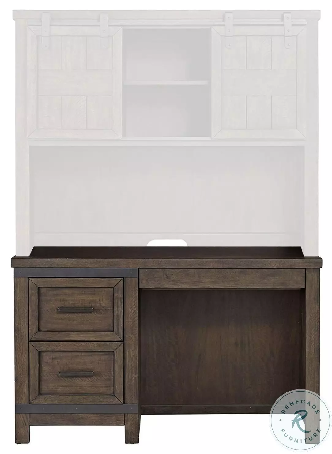 Thornwood Hills Rock Beaten Gray Student Desk from Liberty | Coleman ...